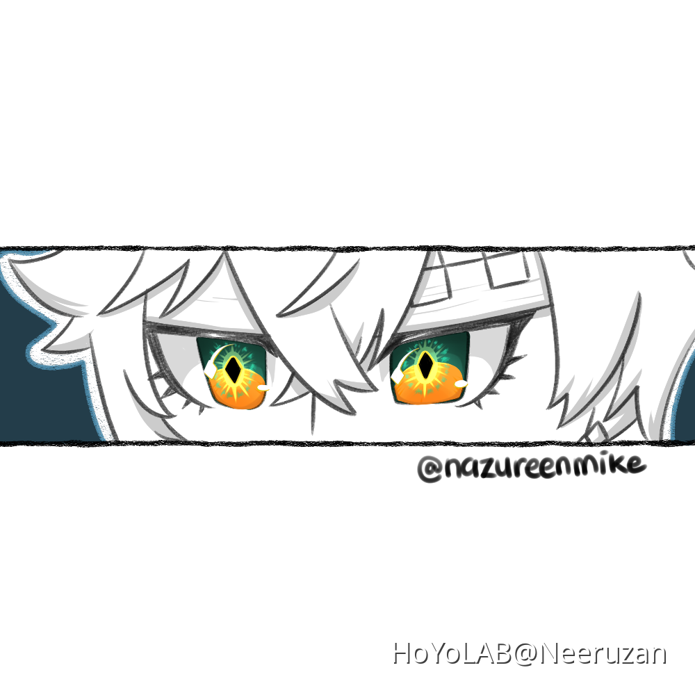 Drawing of Kinich's Eyes! Genshin Impact | HoYoLAB
