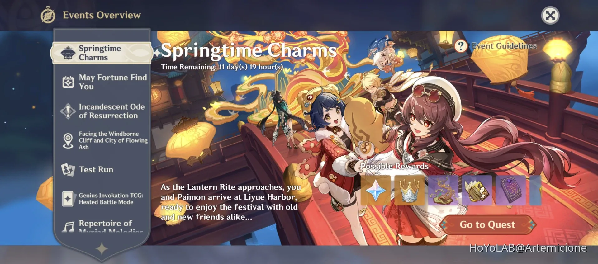 Springtime Charms: First Stanza Genshin Impact | HoYoLAB