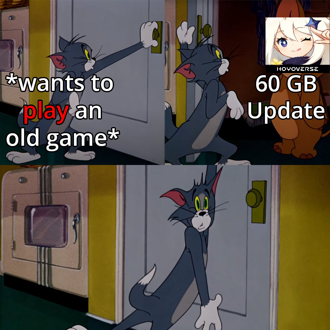 one time i wanted to play GI again .... yea i change my mind fast XD ...