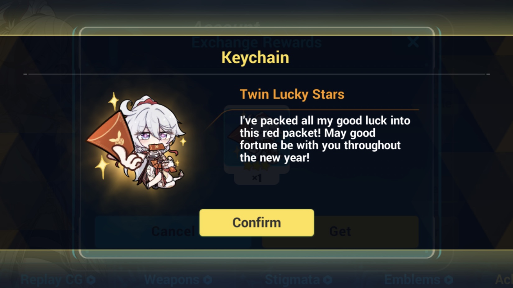 Redeem Codes: Kiana2025, GMA7QPH4KK/E7TTYFXSZA & MOONTUNA. Keychain ...