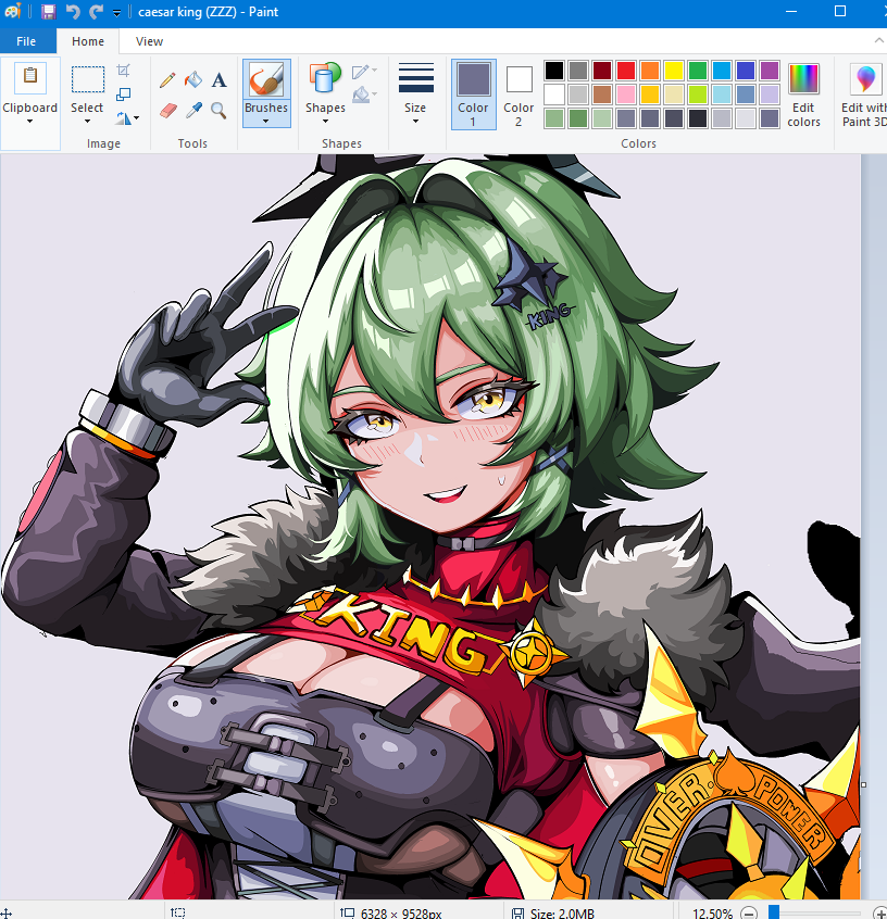 Hi I drew caesar king Zenless Zone Zero | HoYoLAB