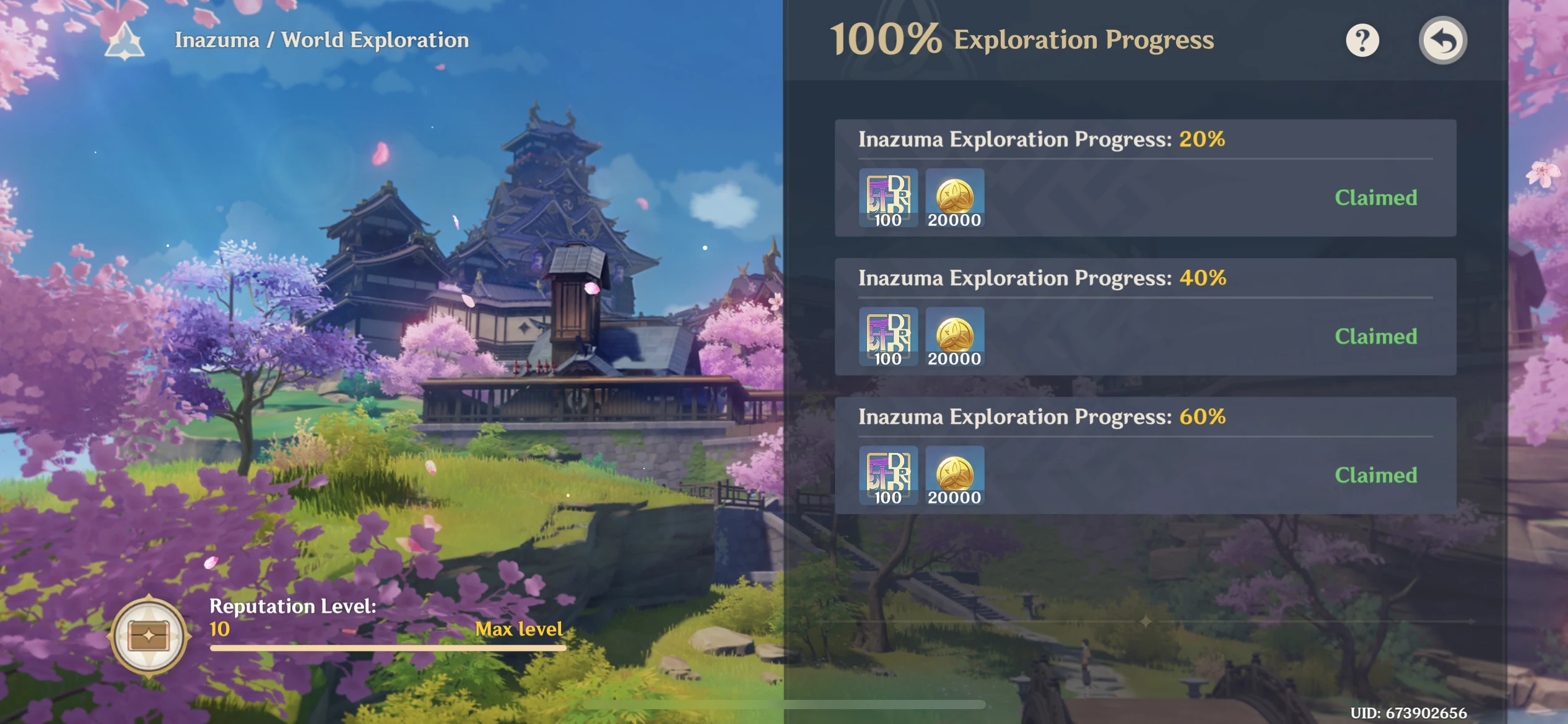 My first 100%ed nation… Inazuma shines eternal! Genshin Impact | HoYoLAB