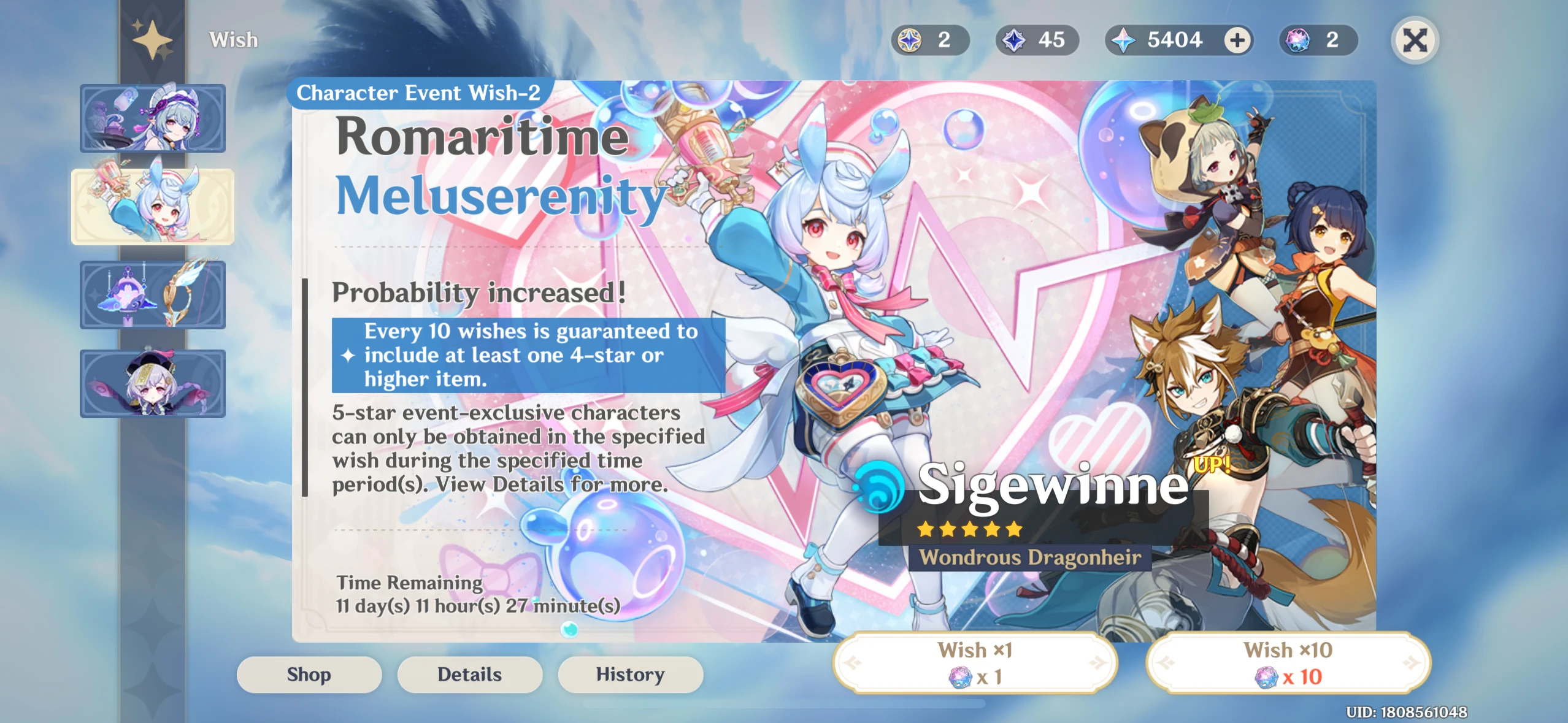 Day 5 saving for Furina