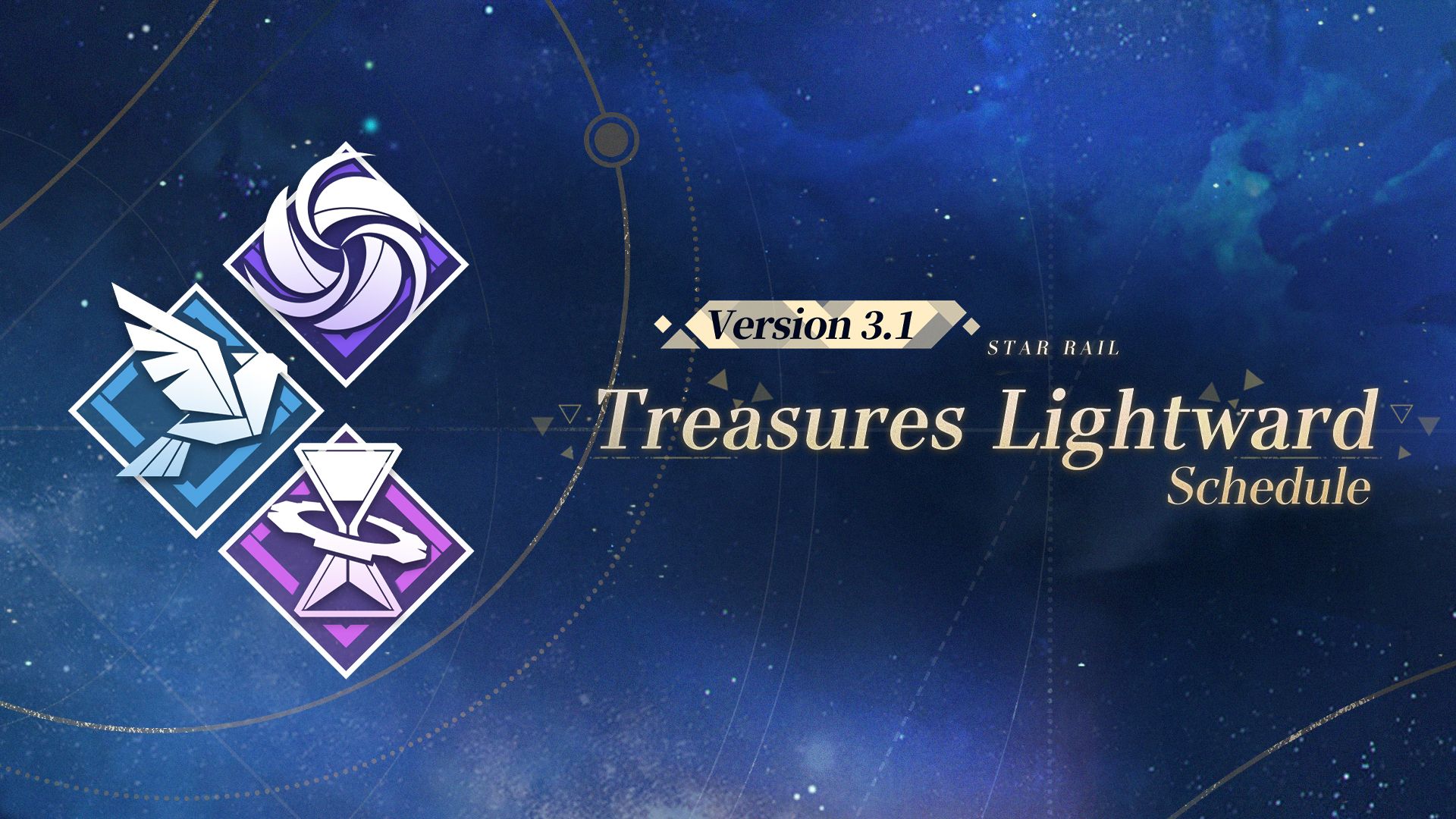 Version 3.1 Treasures Lightward Schedule Honkai: Star Rail | HoYoLAB