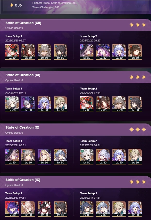 200 attempts to 0c MOC 9 to 12. Yes, it was difficult. Way harder than previous ones. Honkai ...