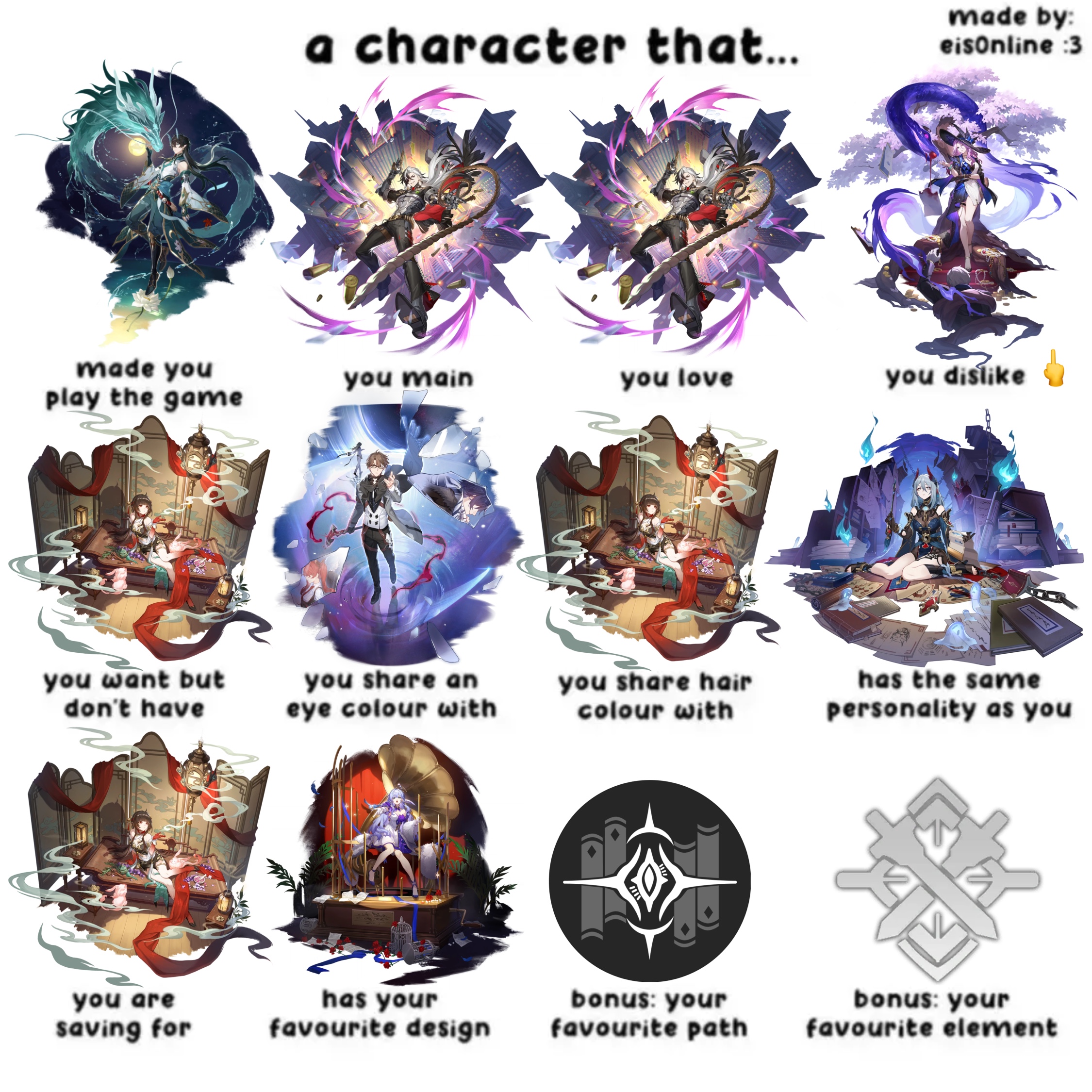 HSR characters… Honkai: Star Rail | HoYoLAB