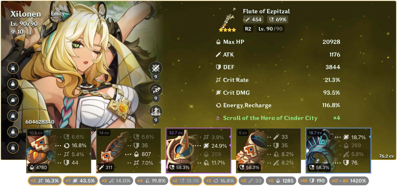 Xilonen Talents Complete Genshin Impact | HoYoLAB