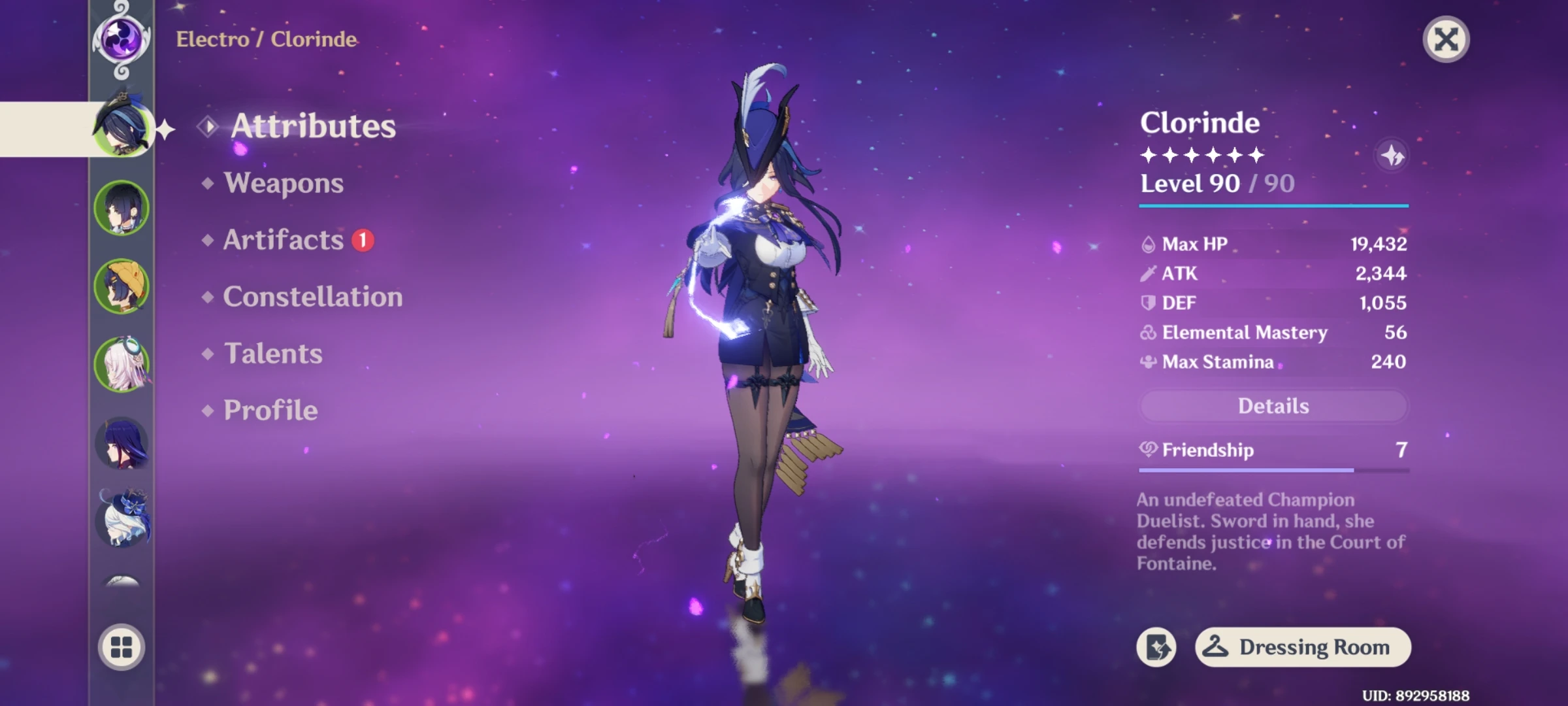 21 Days of building clorinde Genshin Impact | HoYoLAB