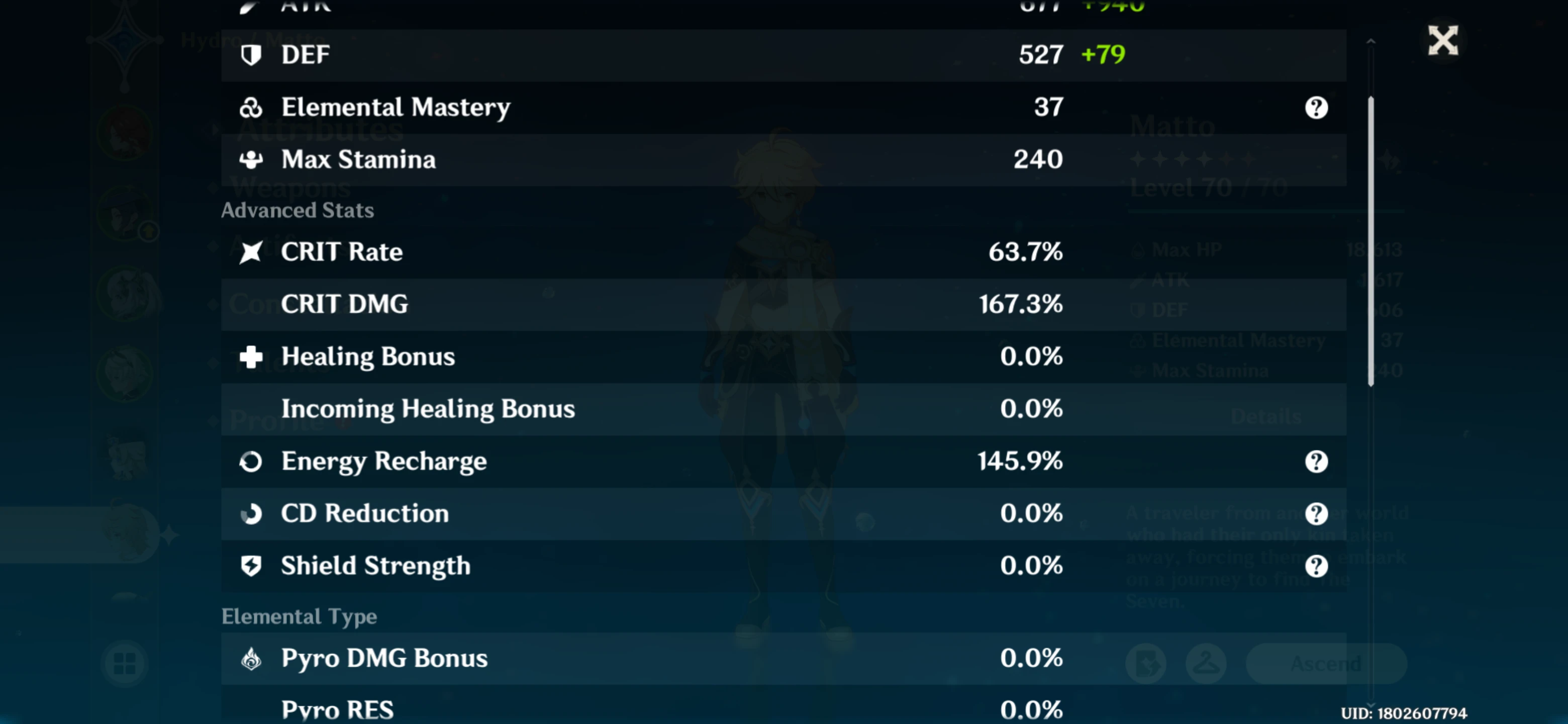WIP Furinas build Genshin Impact | HoYoLAB