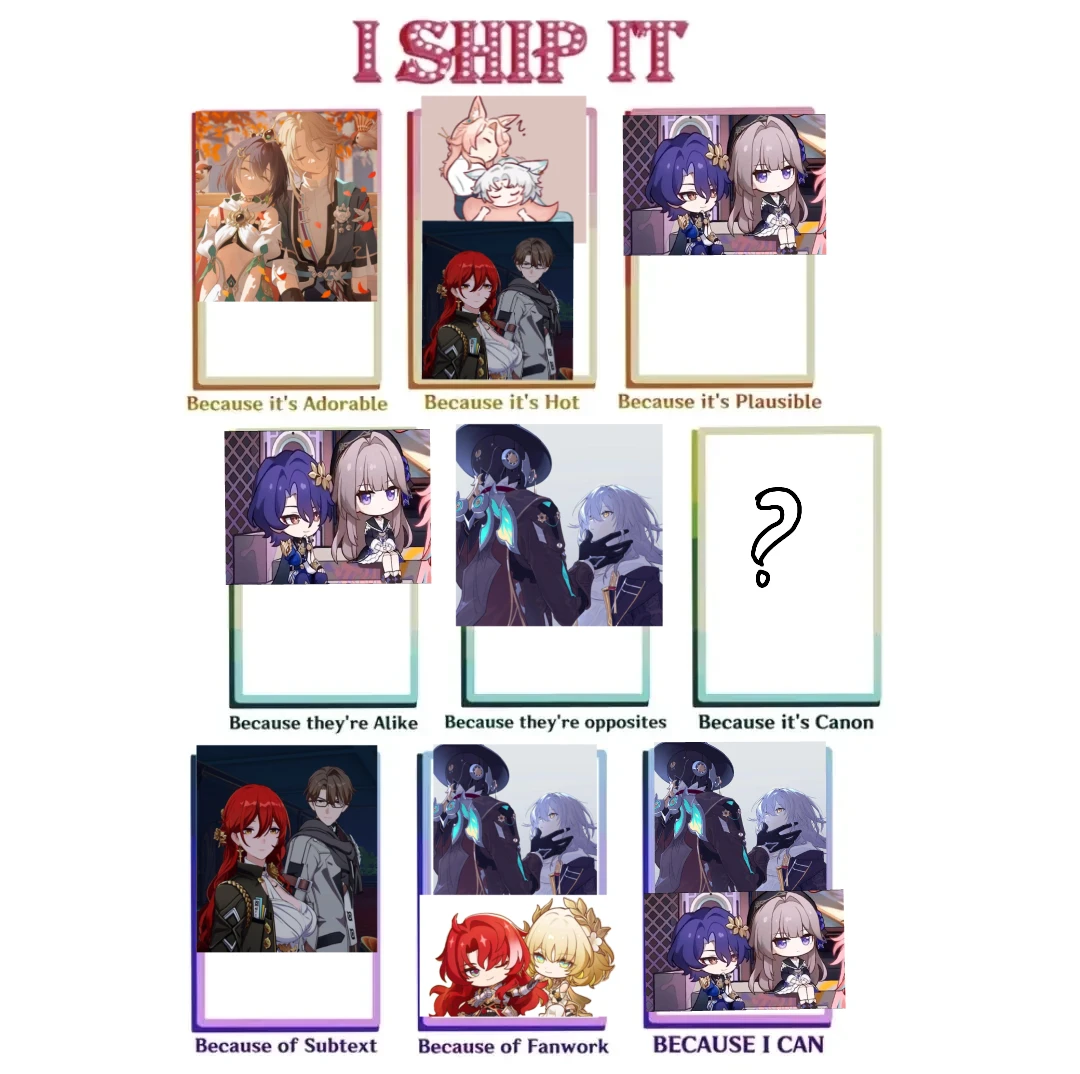 Hsr Ship it but it's my honest opinion Honkai: Star Rail | HoYoLAB