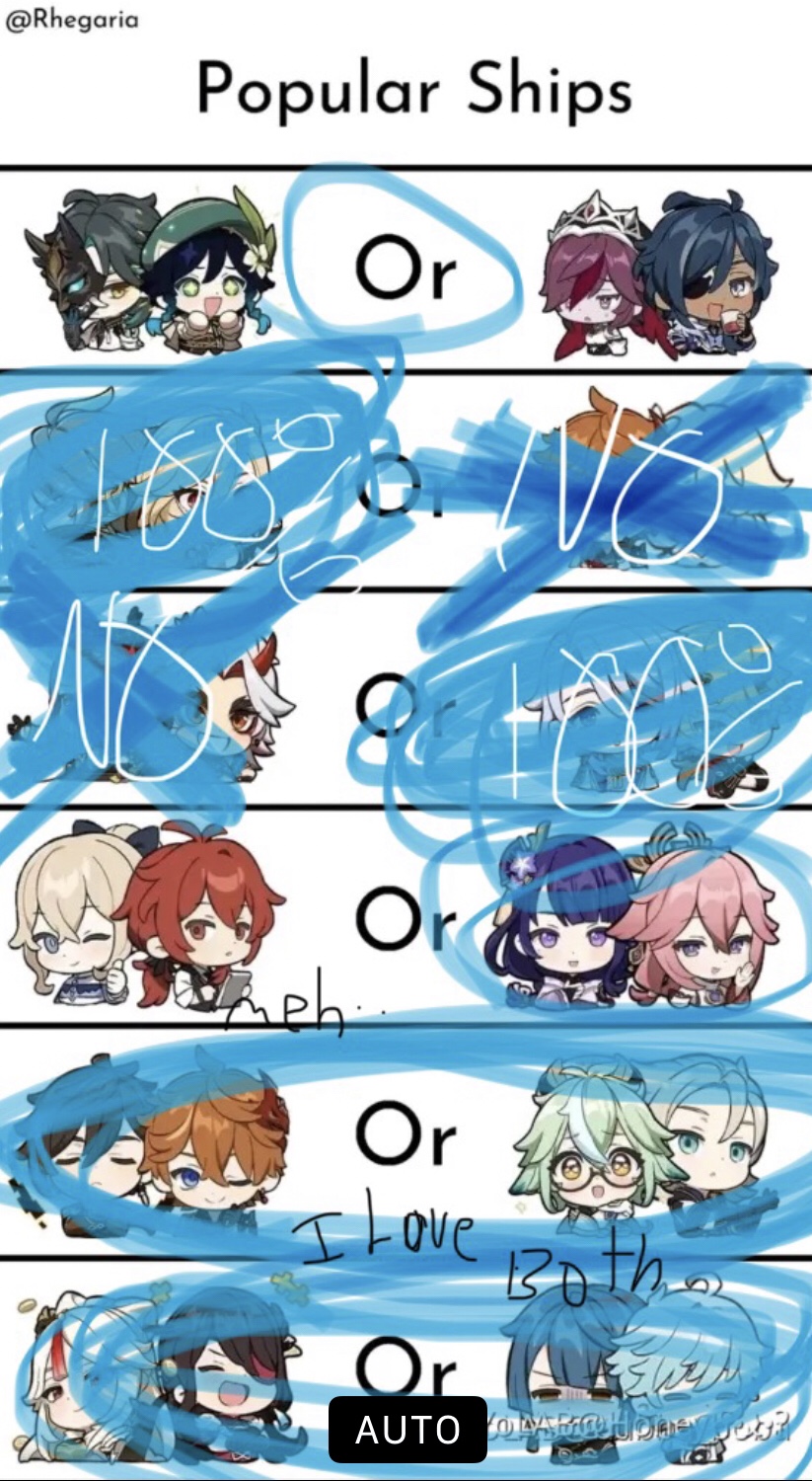 Popular ships Genshin Impact | HoYoLAB