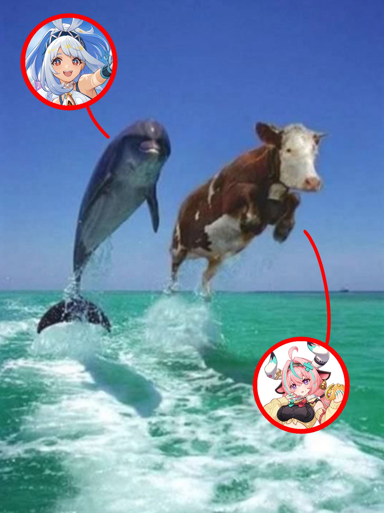 what tha f*** dolphin vs Cow 😑 Genshin Impact | HoYoLAB