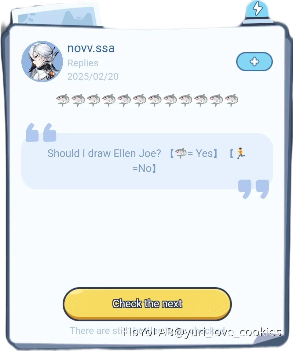 【BOTTLE MI DRAW!】 Ellen Joe 🦈 Zenless Zone Zero | HoYoLAB