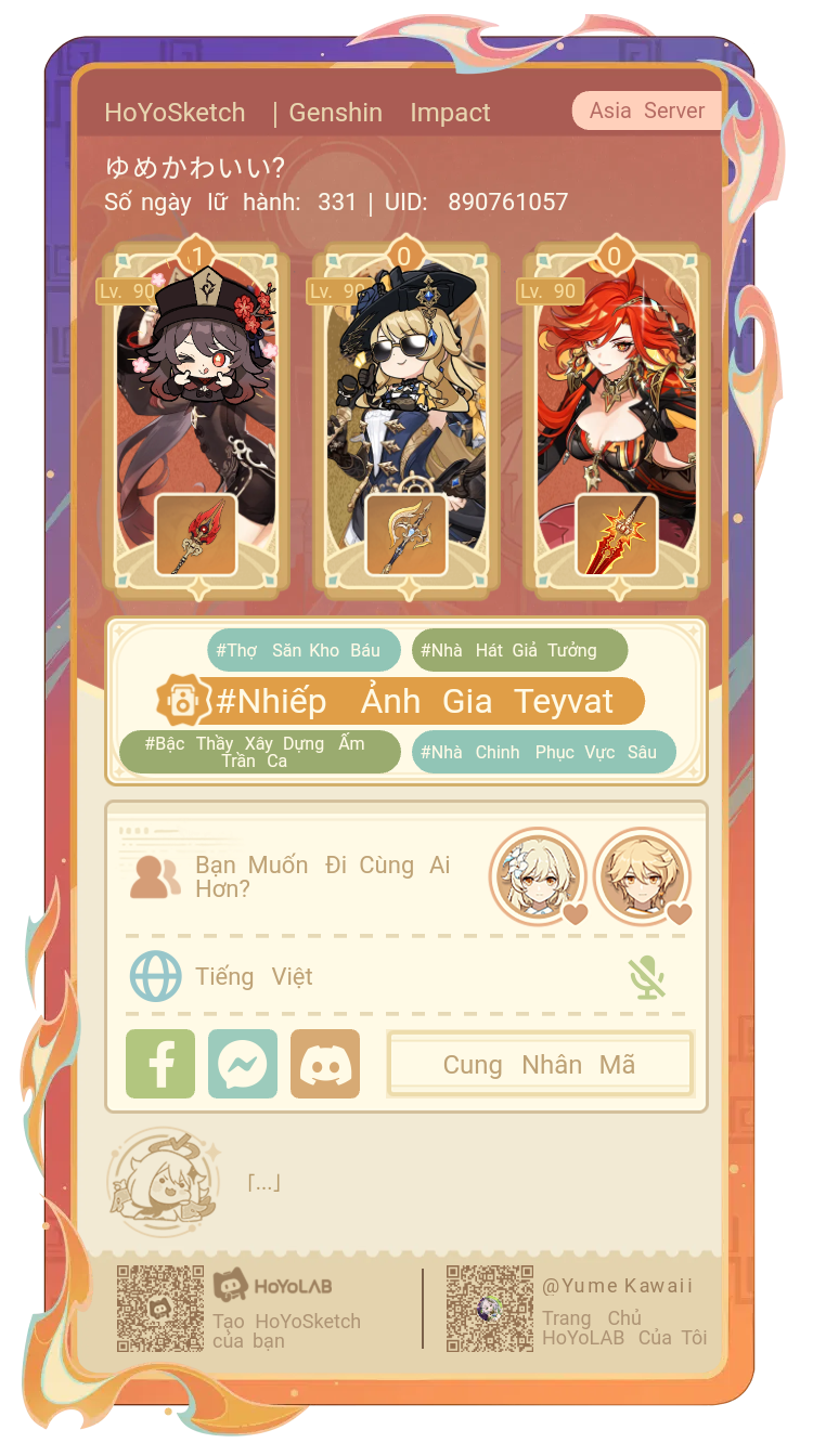 Tìm pé chs chung Genshin Impact | HoYoLAB