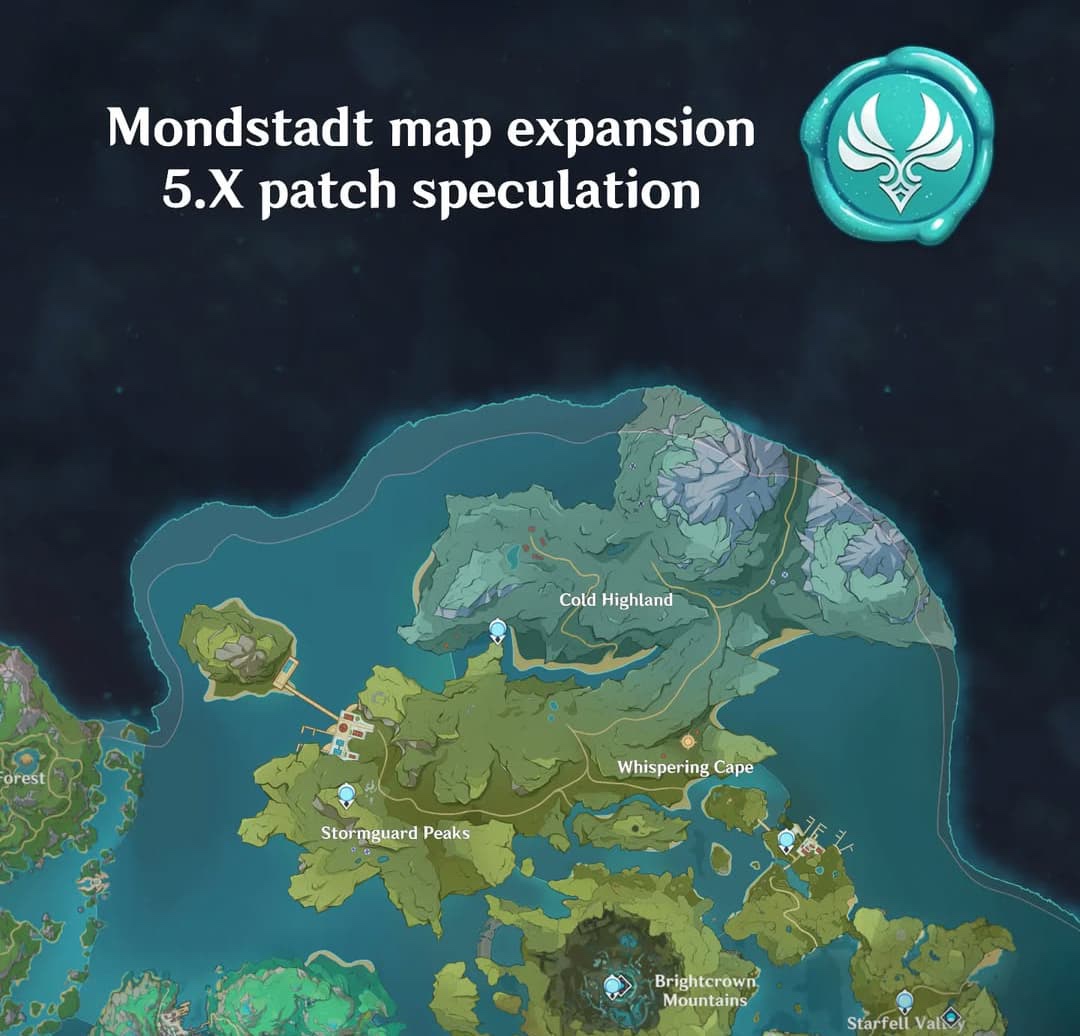 Monstadt map expansion 5.X patch speculation Genshin Impact | HoYoLAB