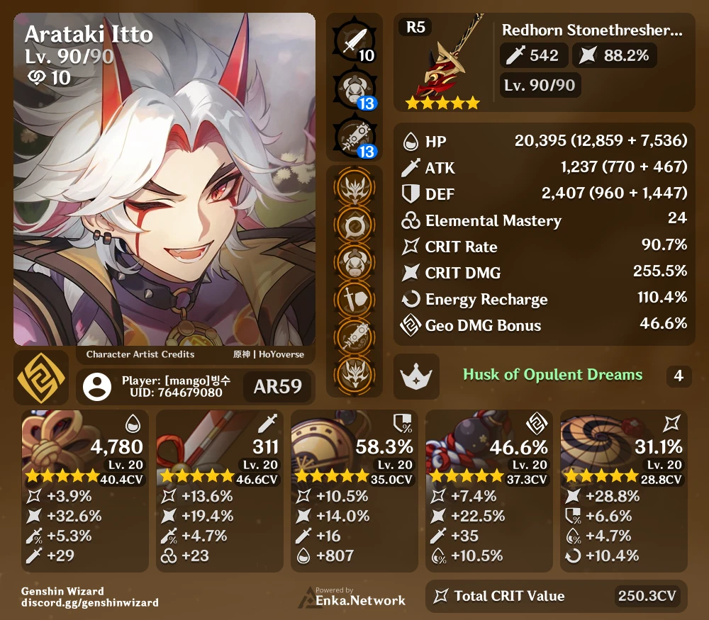 UPDATED ITTO BUILD Genshin Impact | HoYoLAB