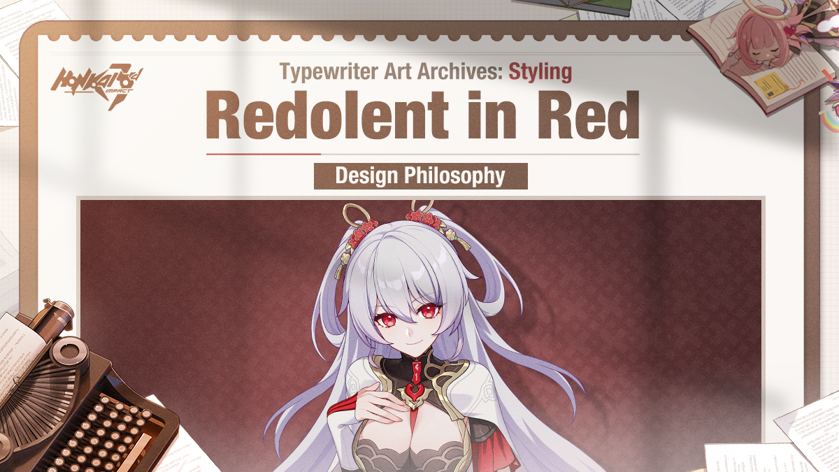 Typewriter Art Archives | Redolent in Red Designer Interview Honkai ...