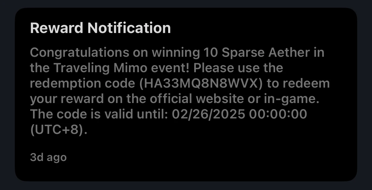 10x Sparse Aether Honkai: Star Rail | HoYoLAB