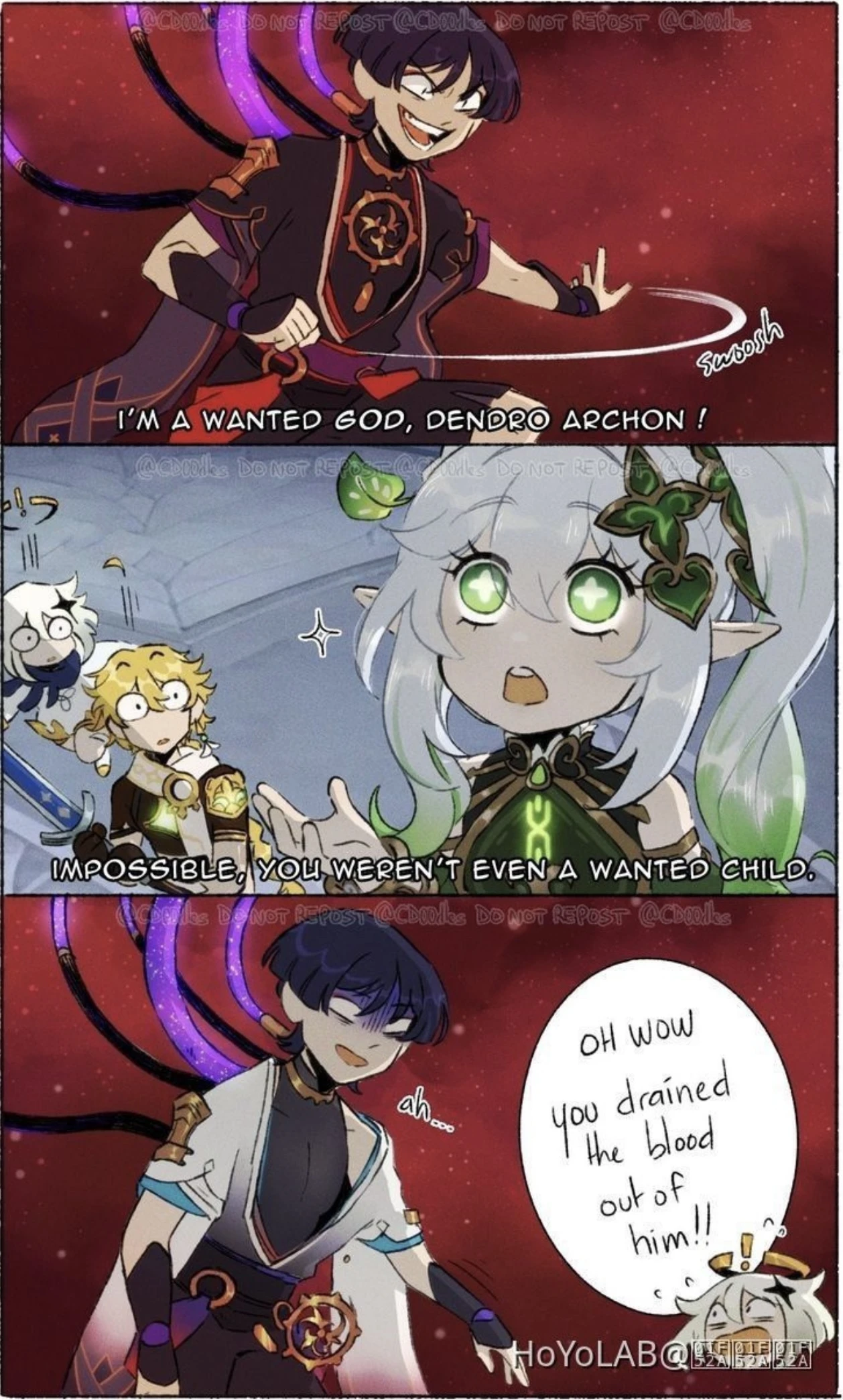 Day 9.5 of posting legally obtained memes Genshin Impact | HoYoLAB