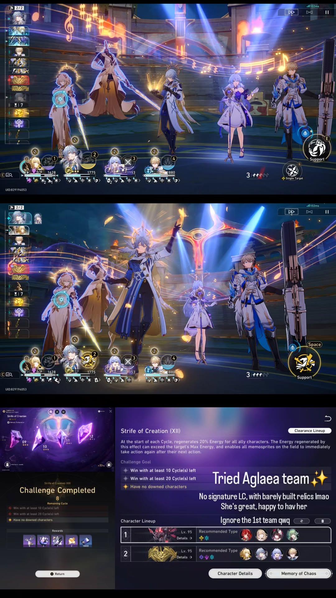 Argenti pics! And Aglaea || Done 3.0 Amphoreus Trailblaze Mission | HSR ...