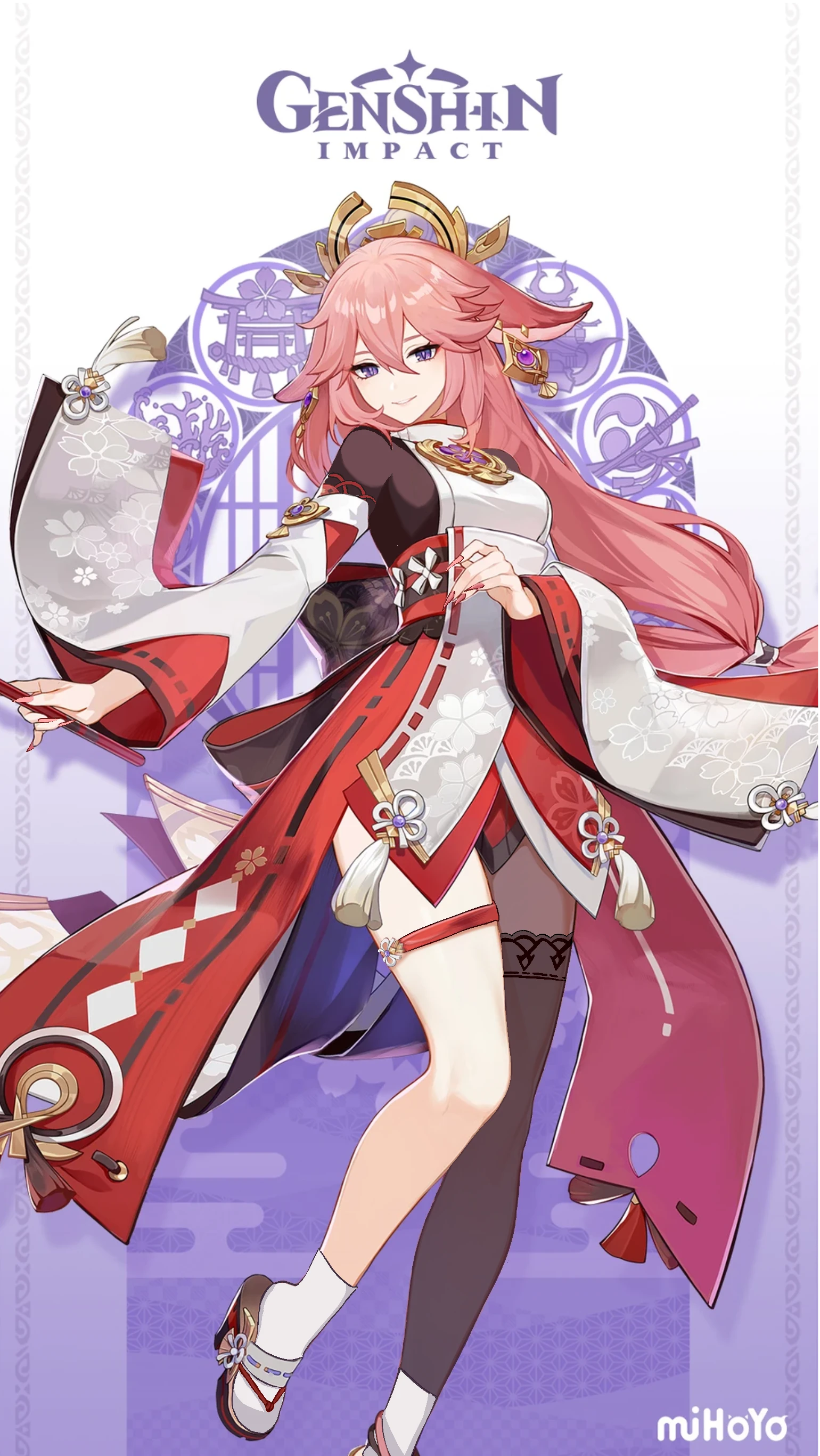 Yae Miko redraw Genshin Impact | HoYoLAB
