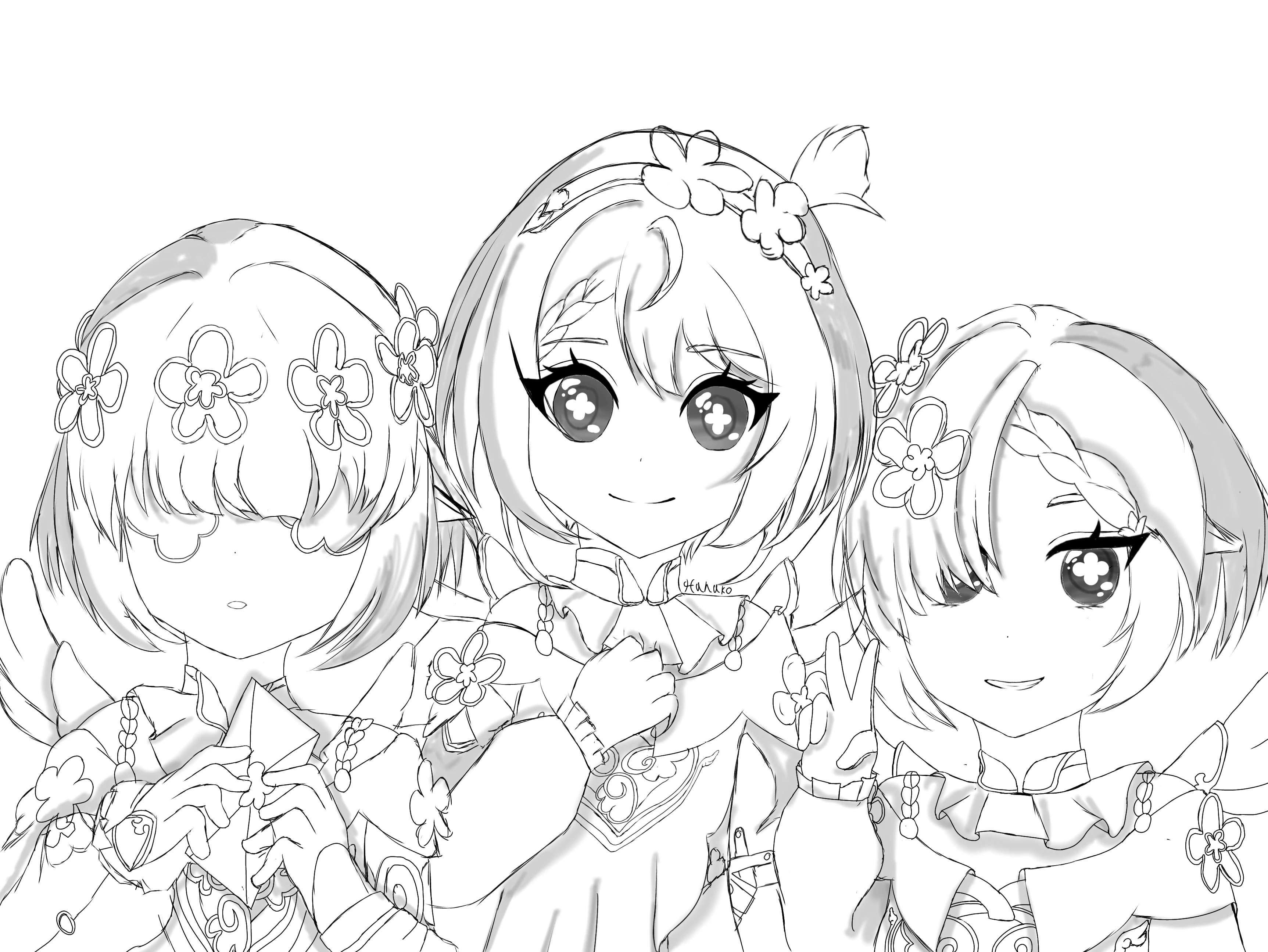 🎀🌸🫧 Tribbie, Trianne, and Trinnon WIP 1! 🫧🌸🎀 Honkai: Star Rail | HoYoLAB