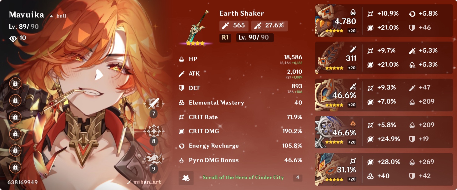 Mavuika Build Genshin Impact | HoYoLAB