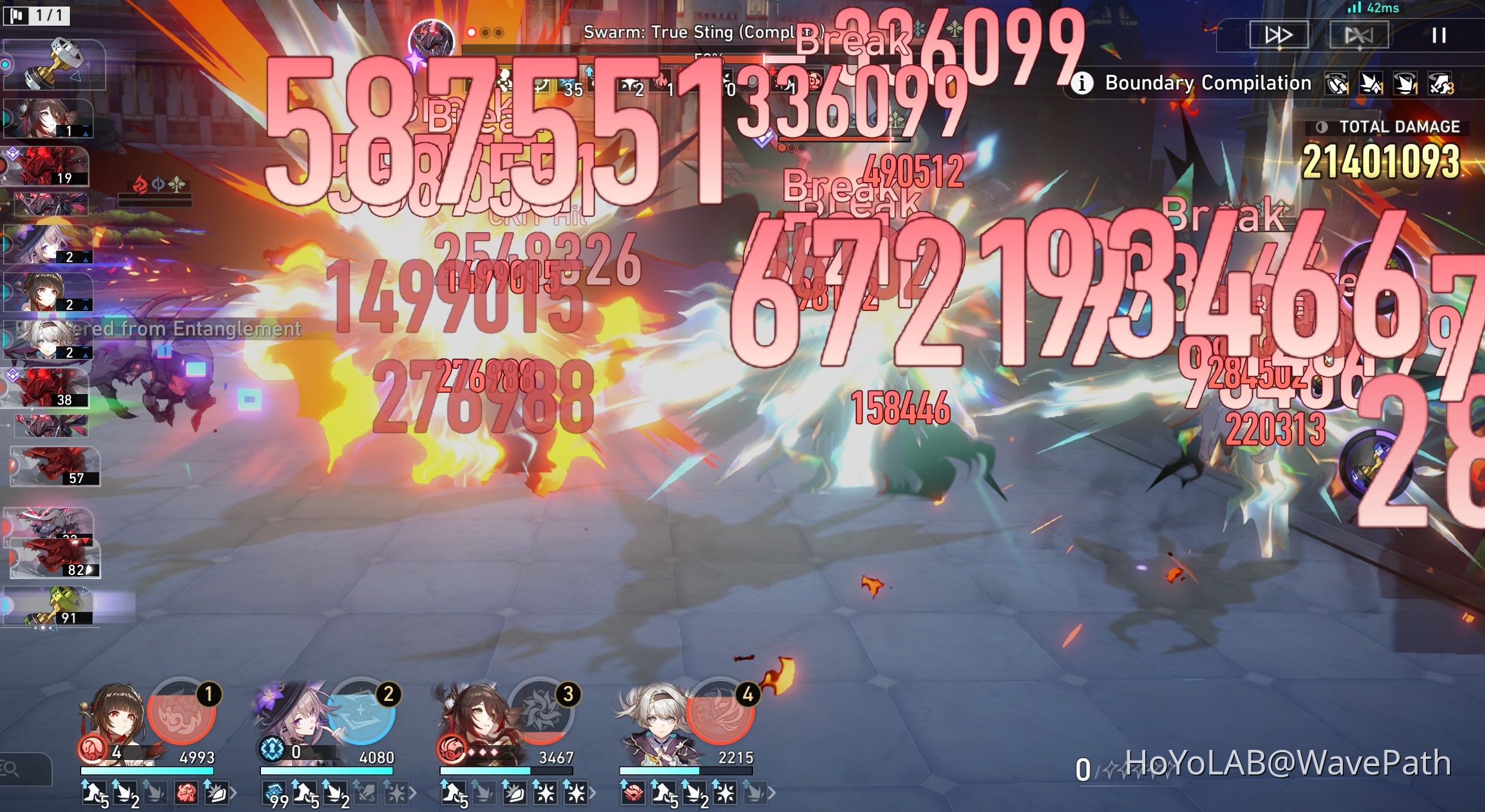 Unknowable Domain Stage 5 / Bug Boss / Conundrum +2 , Progression Block ...