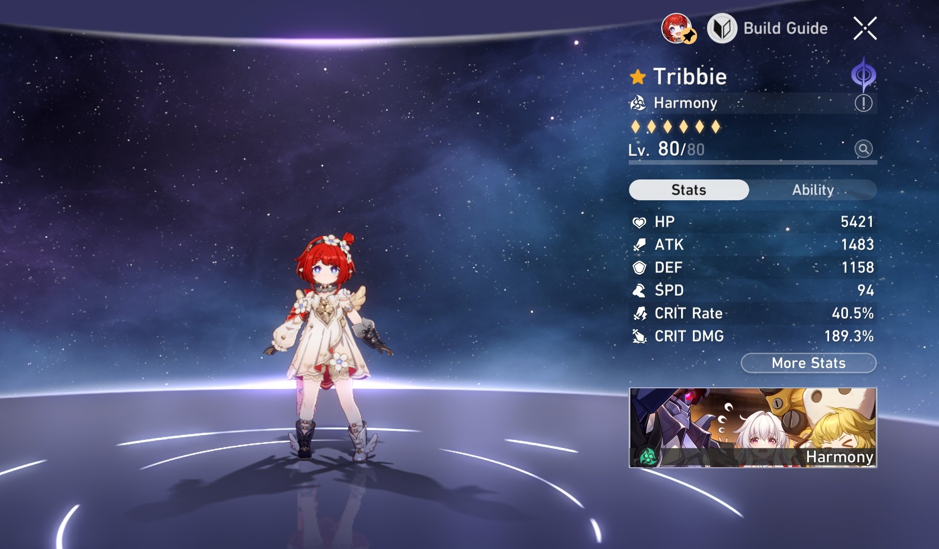 almost done building Tribbie! Honkai: Star Rail | HoYoLAB