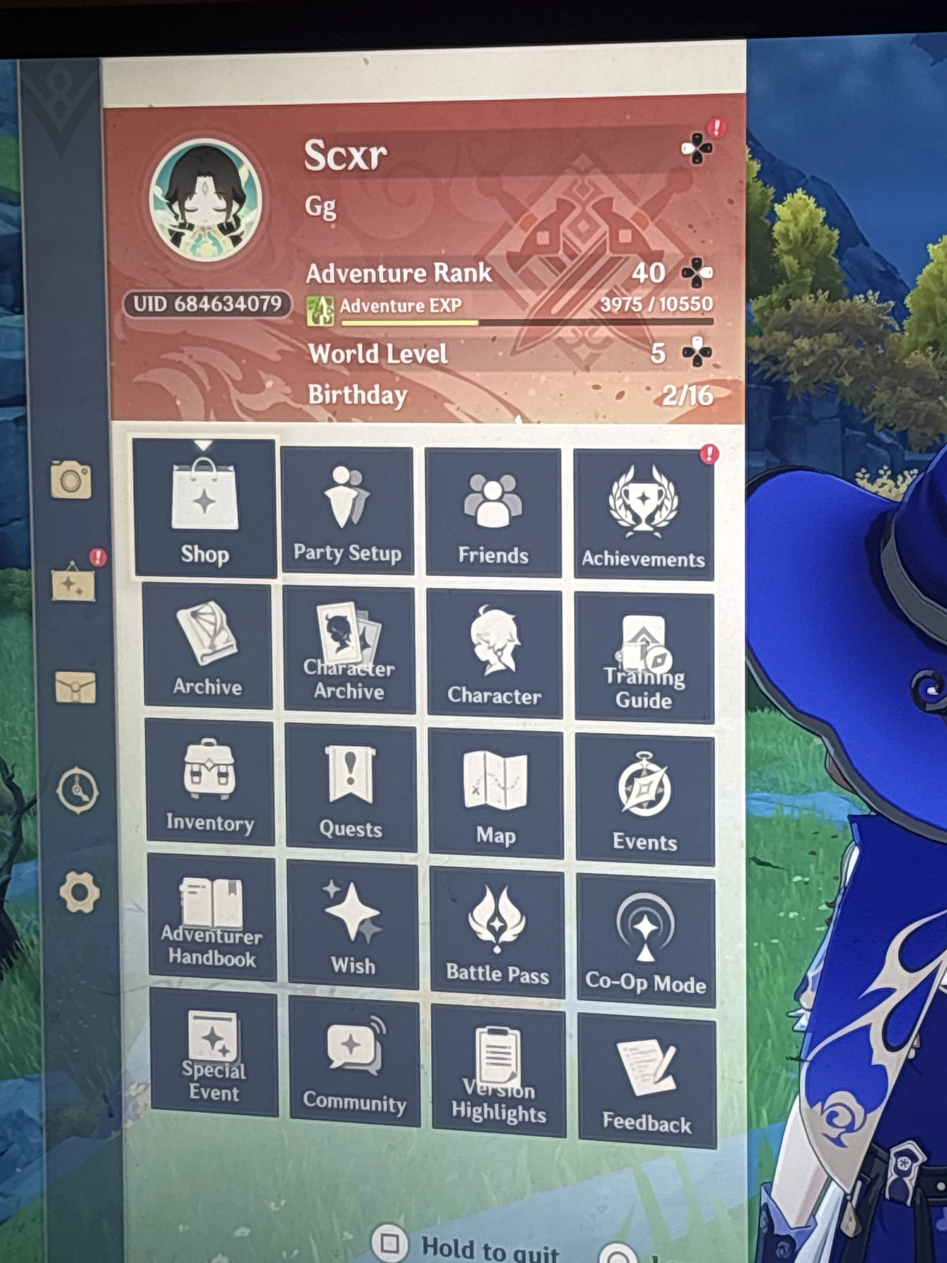 Adventure rank 40 with starter characters Genshin Impact | HoYoLAB