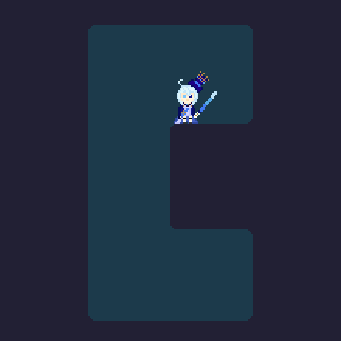 Furina's Pixel Art Genshin Impact | HoYoLAB