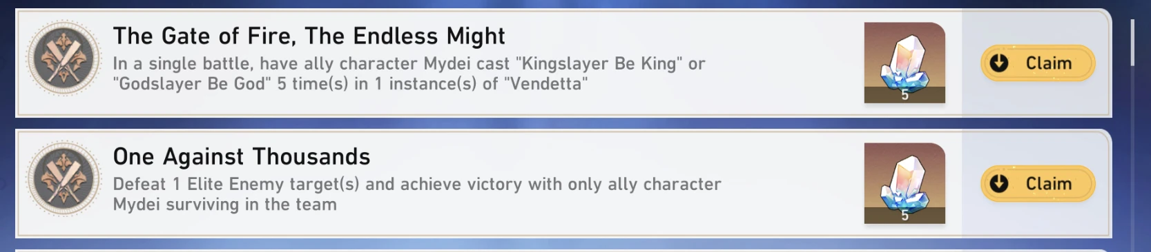 Mydeimos Achievements Honkai: Star Rail | HoYoLAB