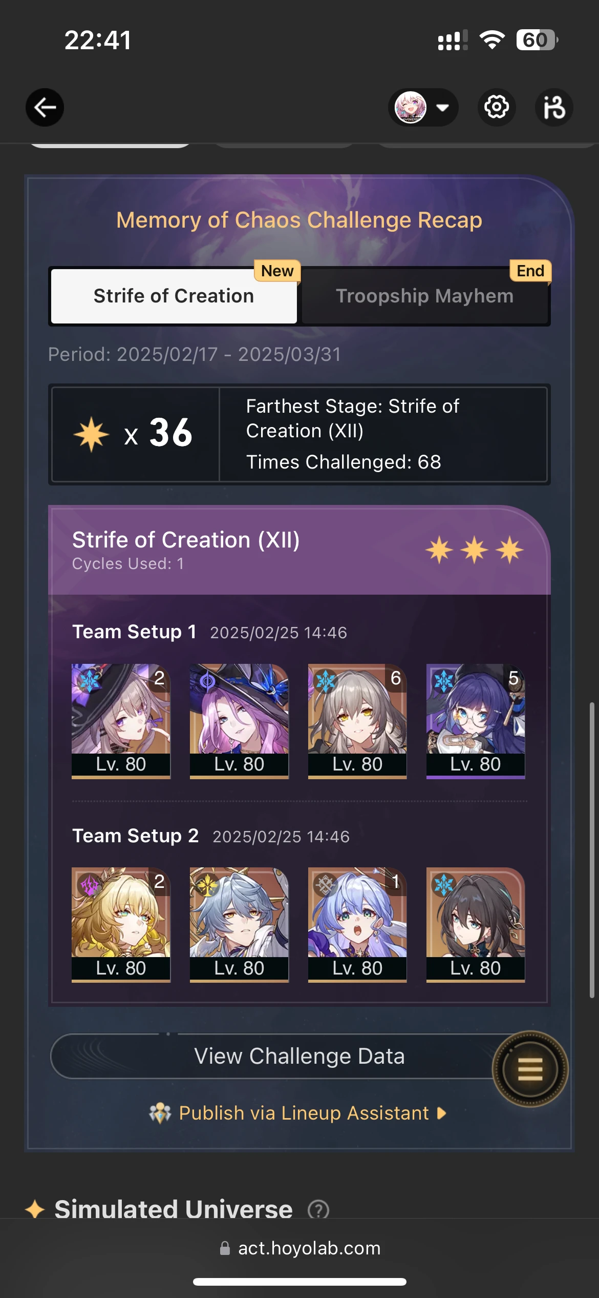 How to Reach 0 Cycles in HSR Memory of Chaos? Honkai: Star Rail | HoYoLAB