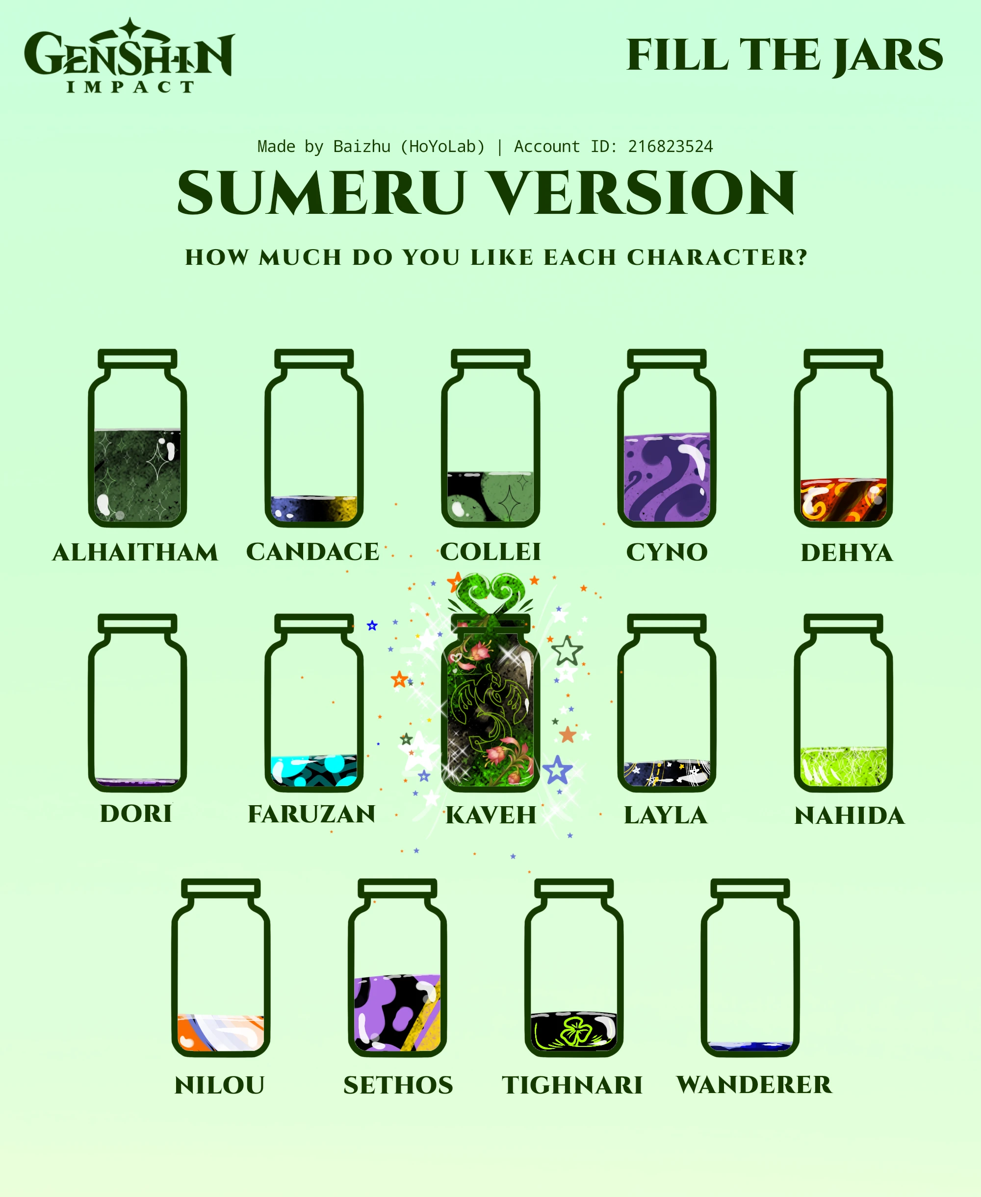 FILL THE JARS Genshin Impact | HoYoLAB