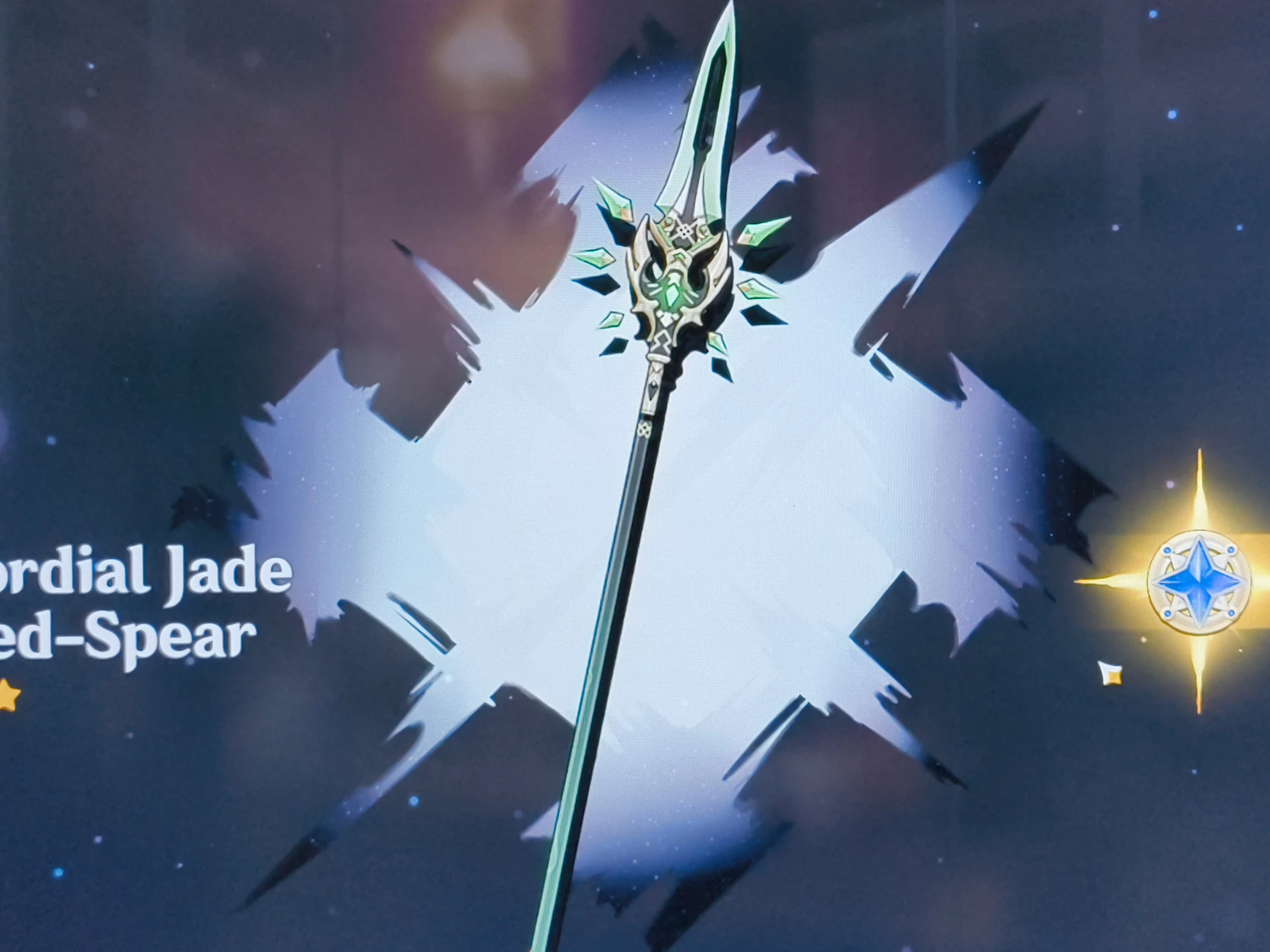 so the standard banner gave me jade spear again I already have it from ...