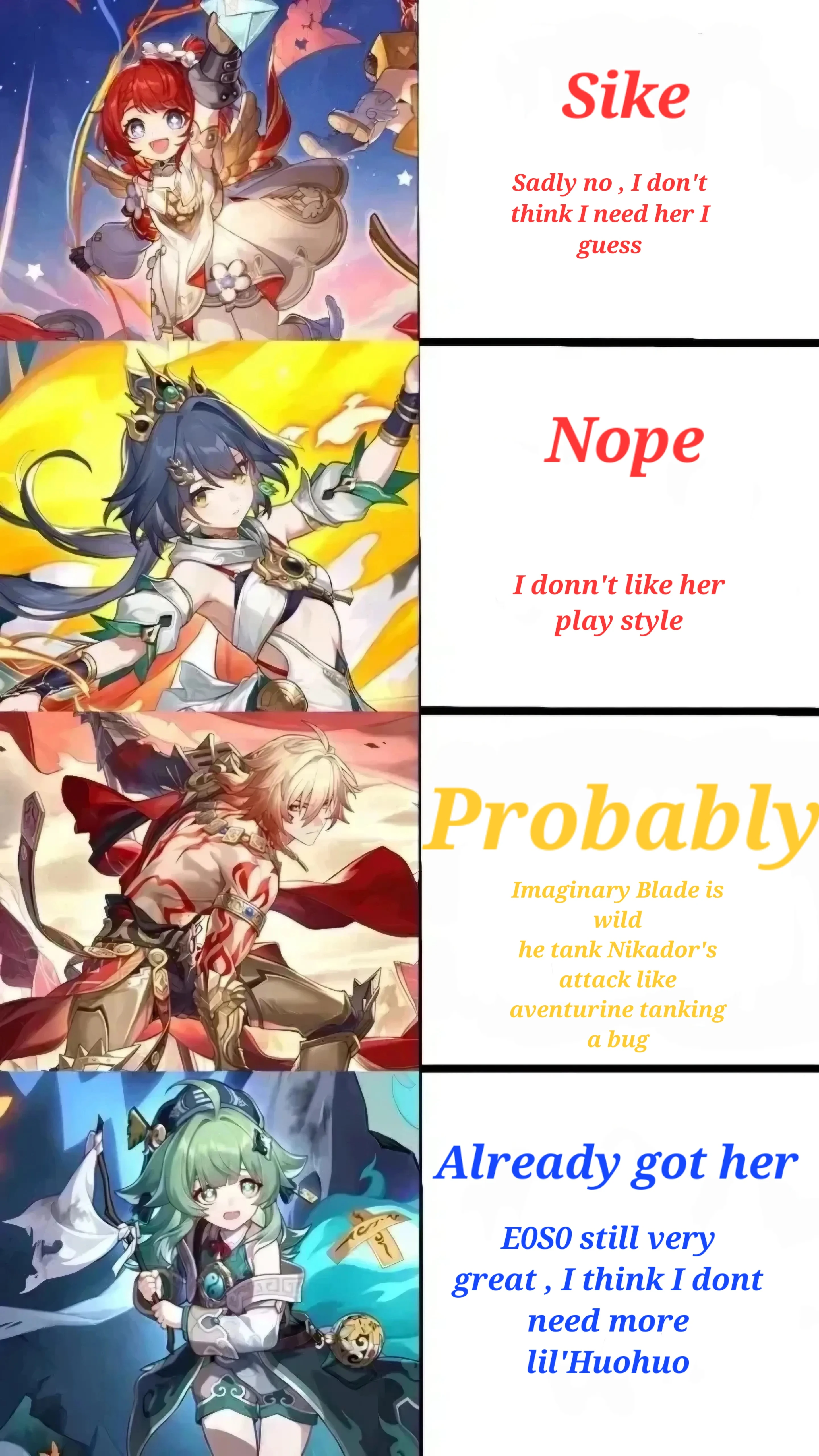 This pulling plan gonna make Tribbios main hate me... Honkai: Star Rail ...