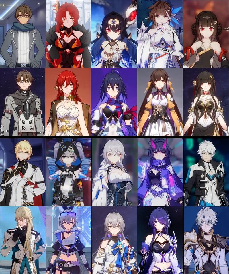 all hsr counterpart from hi3 Honkai: Star Rail | HoYoLAB
