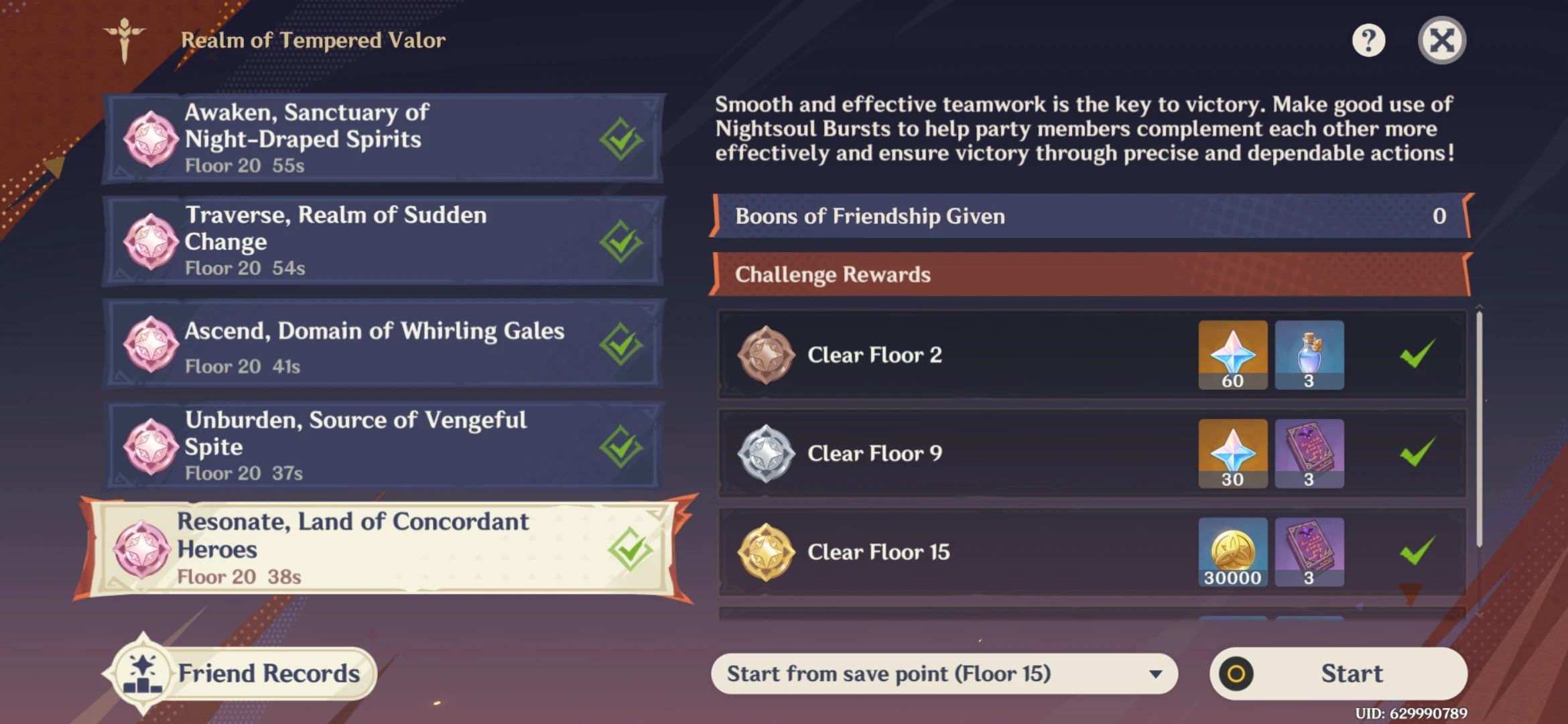 Locking in (Realm of Tempered Valor Genshin Impact | HoYoLAB