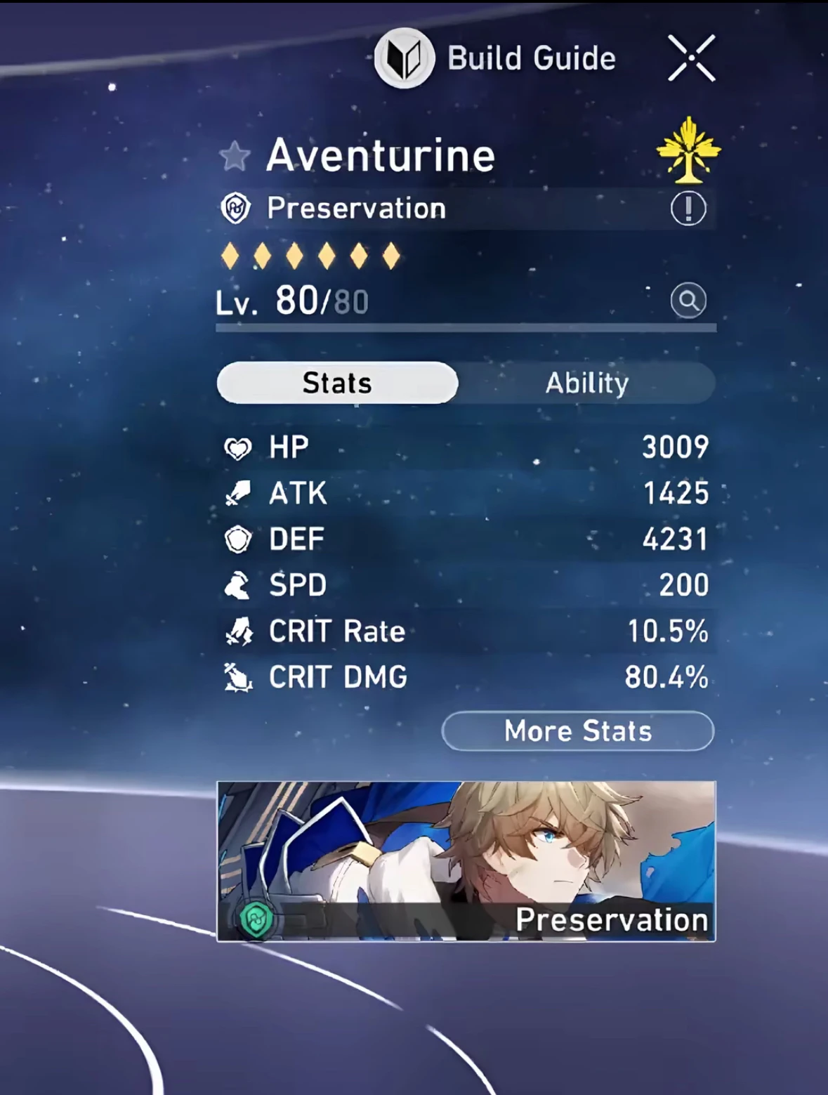 most relatable aventurine build Honkai: Star Rail | HoYoLAB