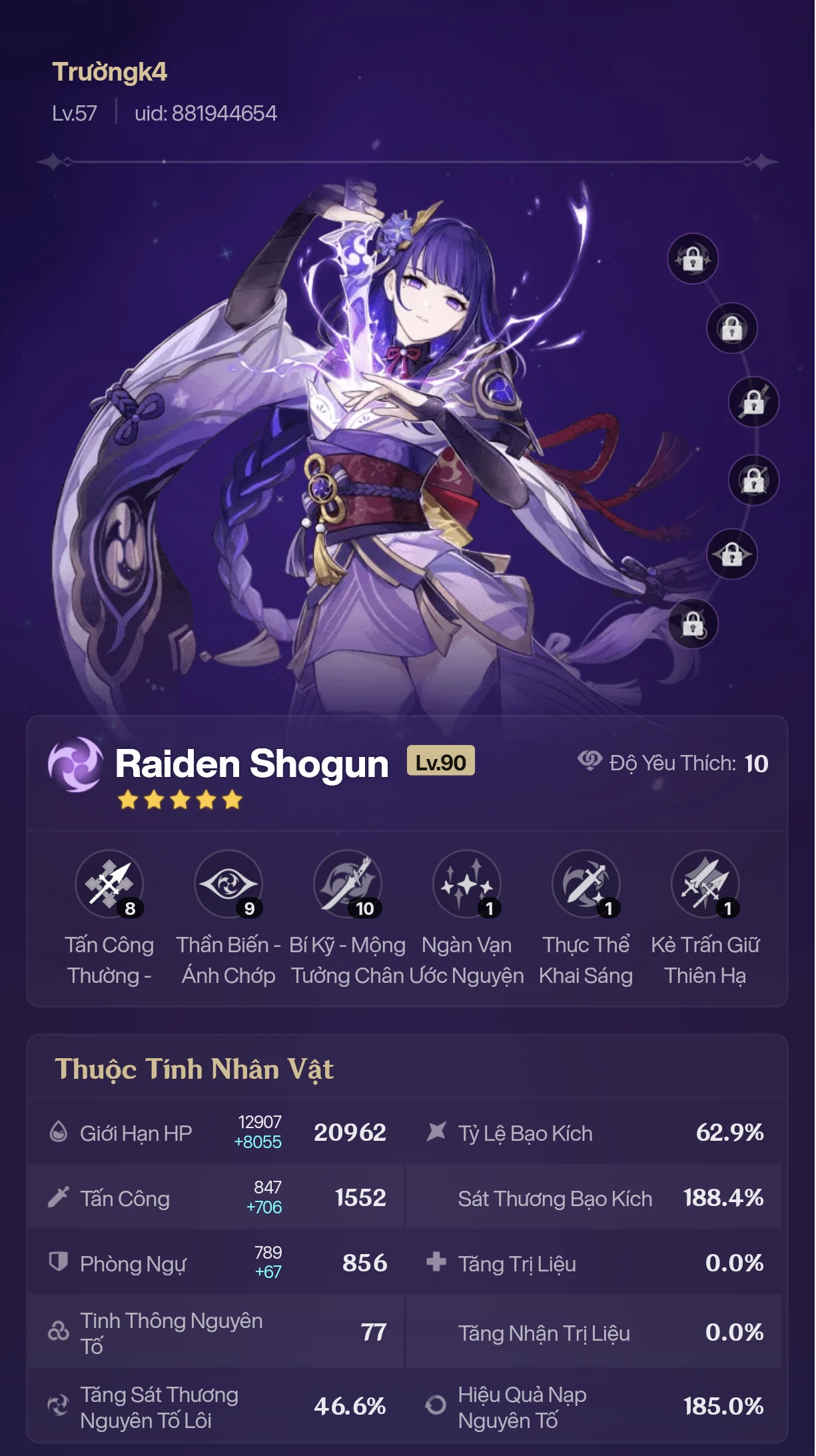 Raiden shogun ( ei ) Genshin Impact | HoYoLAB