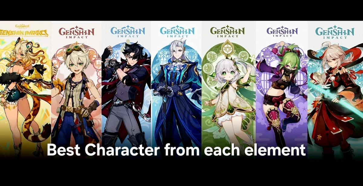 Best Character from each element Genshin Impact | HoYoLAB