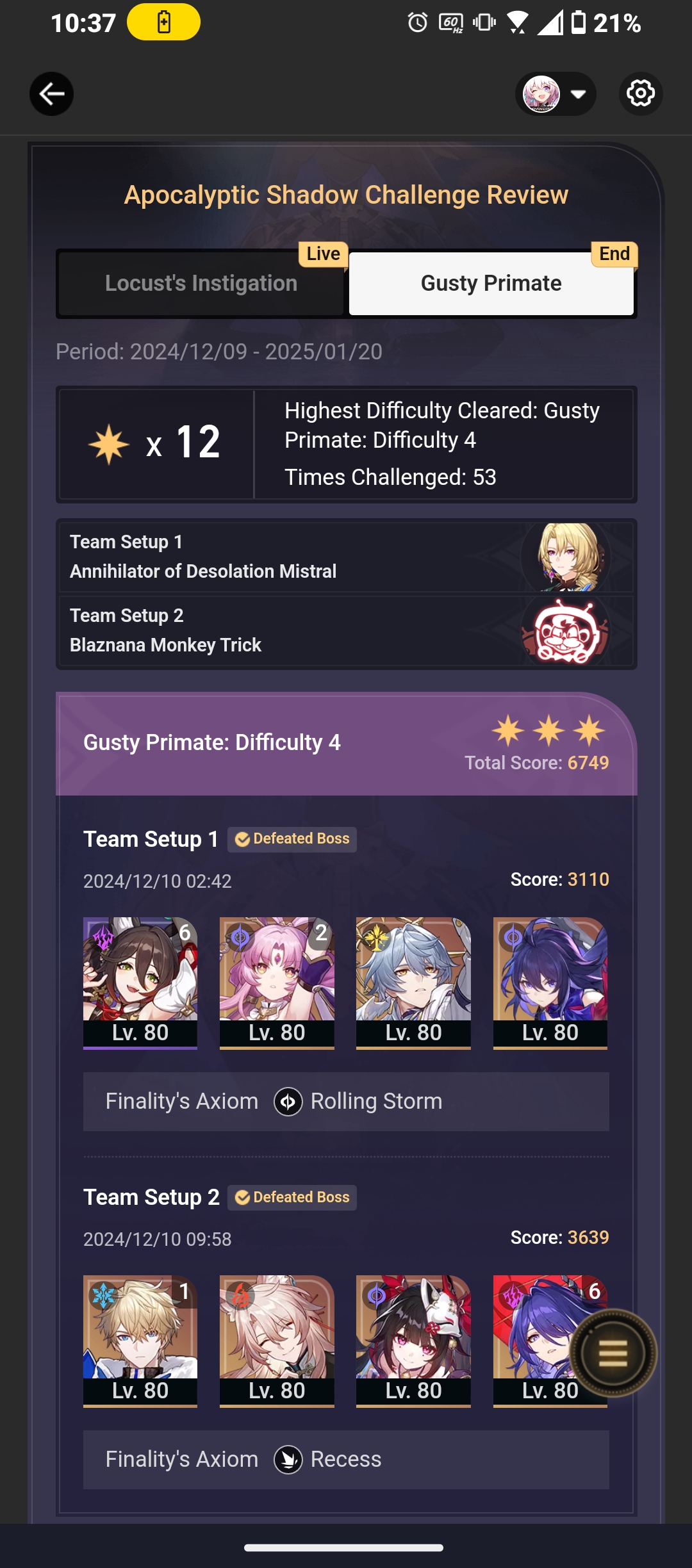 It's almost 2yrs of playing HSR and I still use standard characters ...