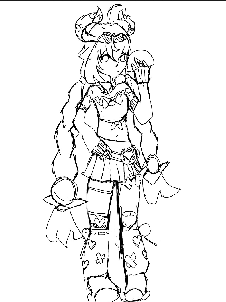 Varesa drawing Genshin Impact | HoYoLAB