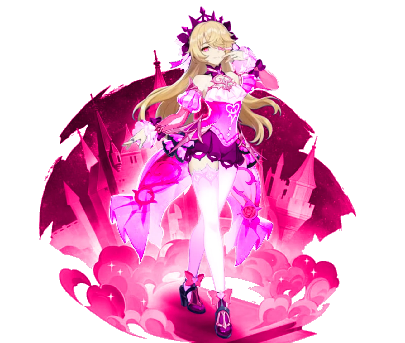 Day 15.5 of making every character pink in the order that I obtained ...