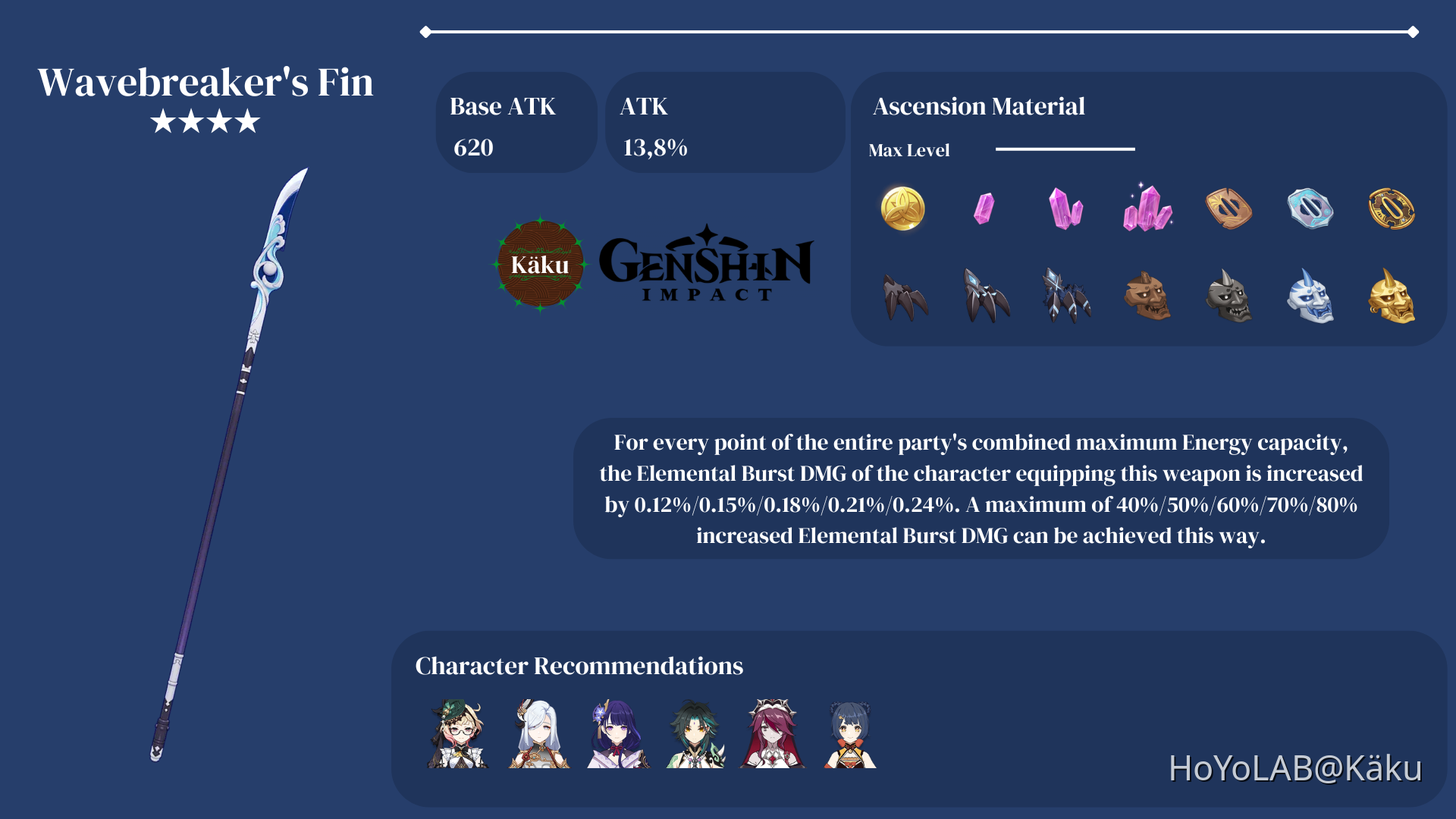 Wavebreaker's Fin - Weapon Guide Genshin Impact | HoYoLAB