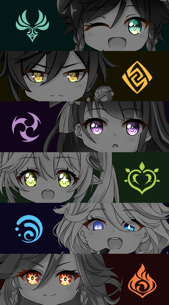 Chibi Archons Genshin Impact | HoYoLAB