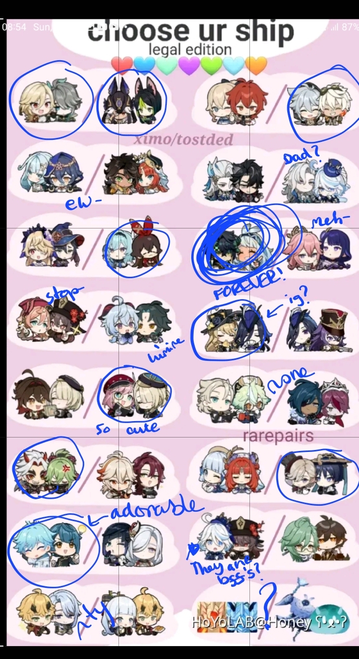 My ships Genshin Impact | HoYoLAB