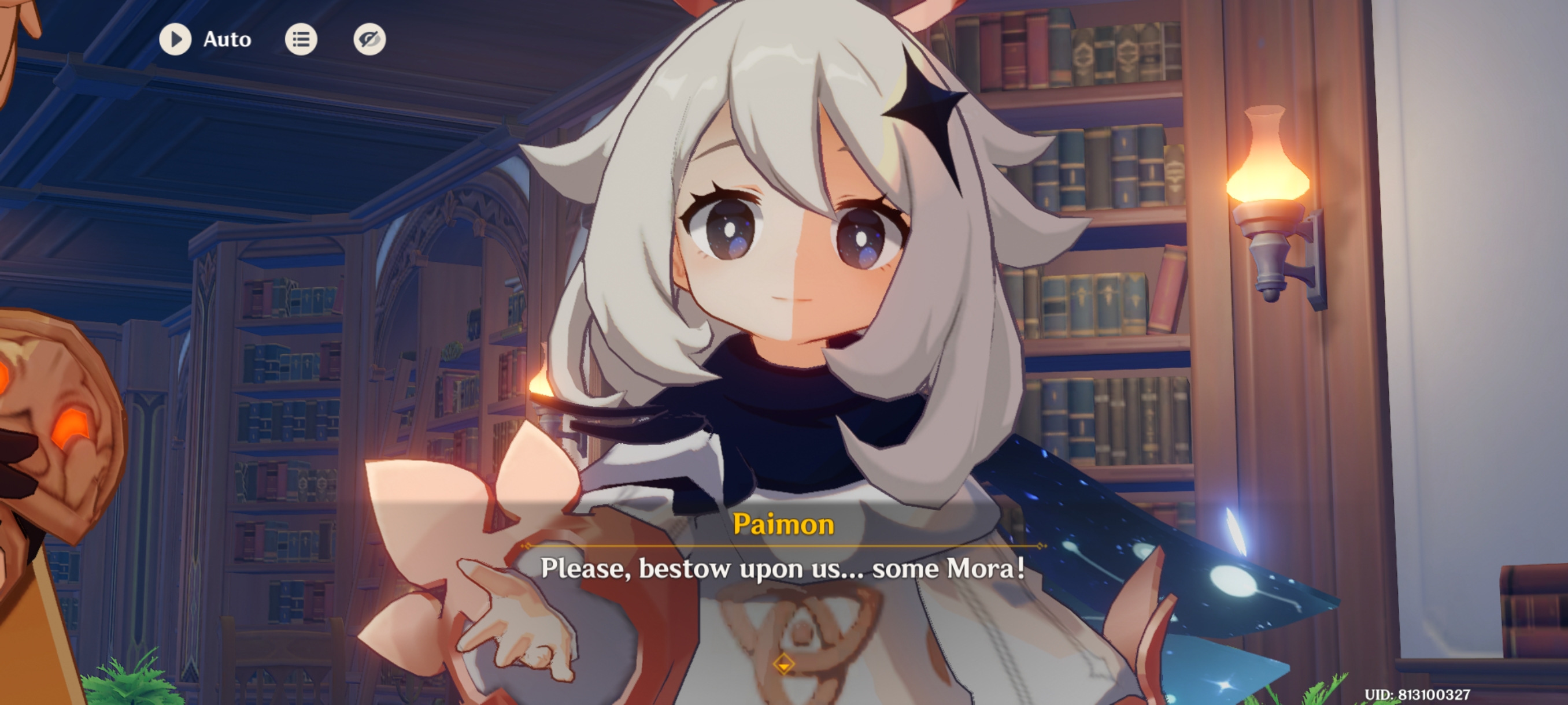 Can someone turn this image paimon into a sticker "Paimon Debt Collector or else" Genshin Impact ...