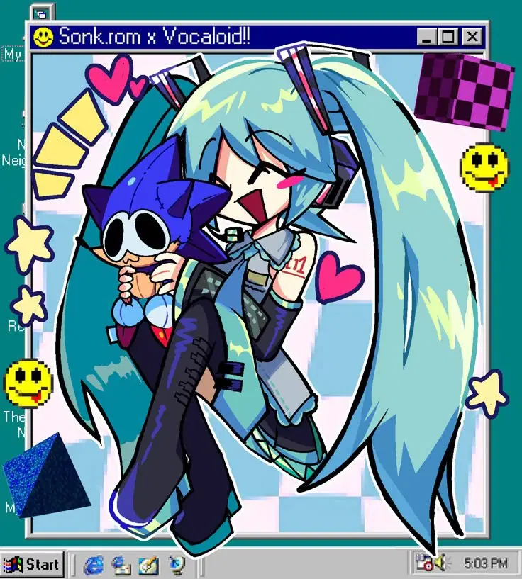 sonic x vocaloid