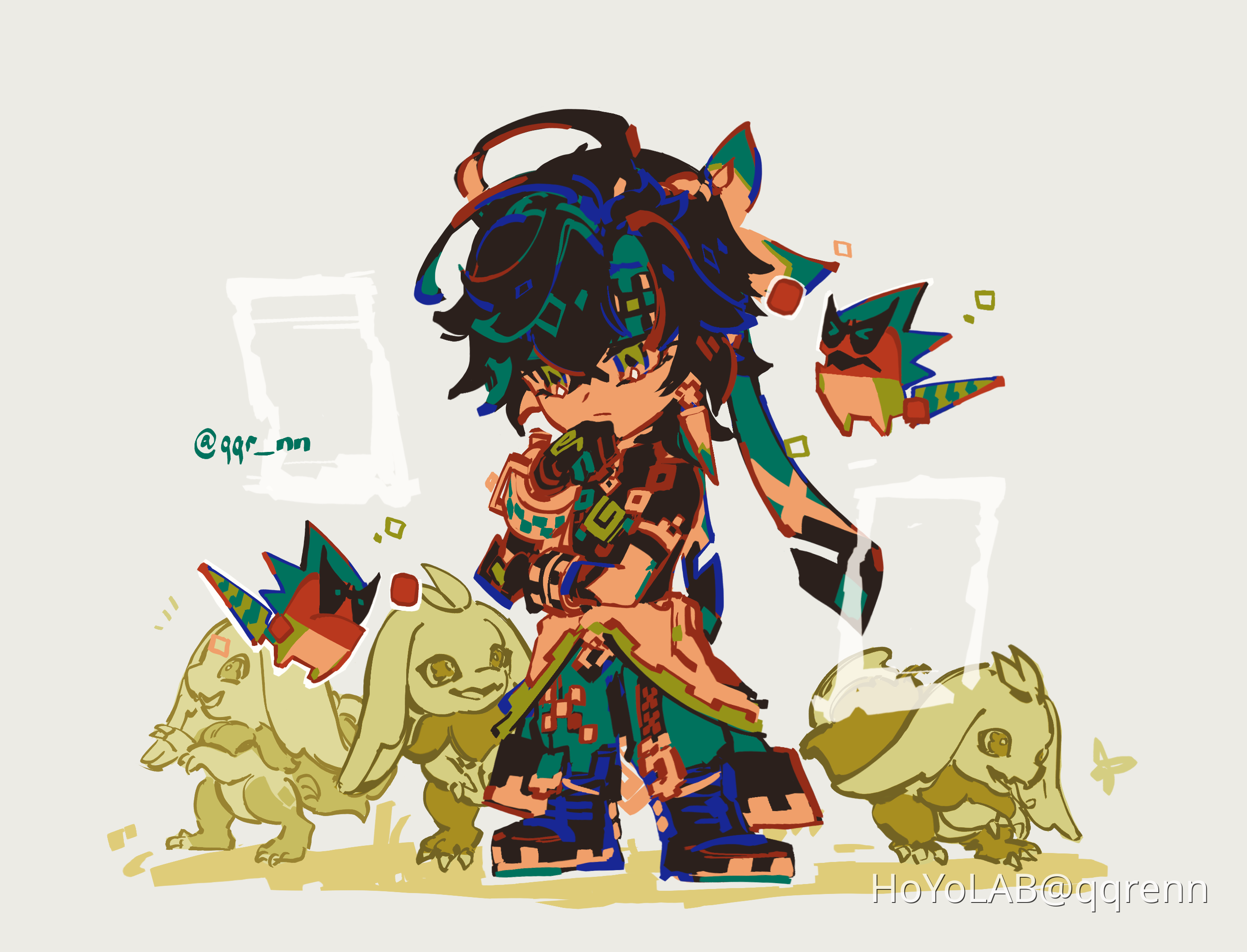 kinich ajaw and yumkasauri Genshin Impact | HoYoLAB